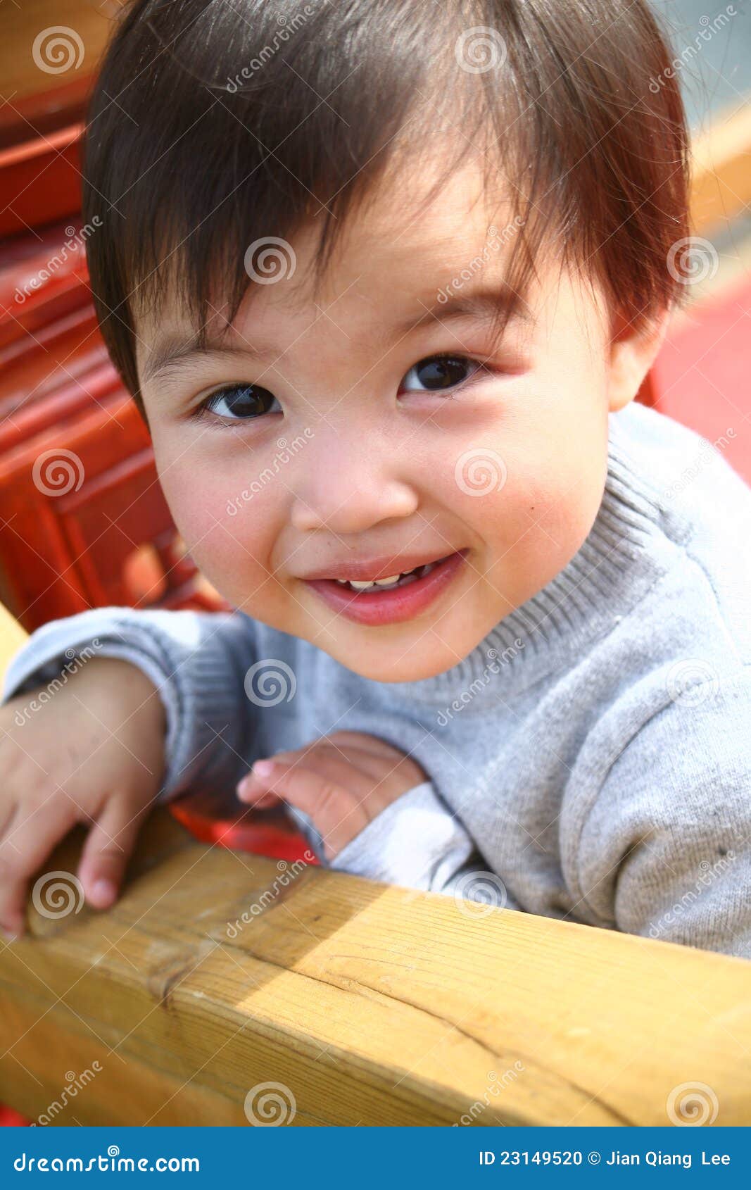 Smiling baby stock photo. Image of smile, laugh, chuffed - 23149520