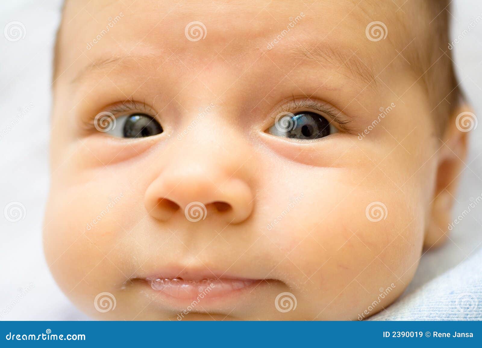 Smiling baby stock image. Image of looking, bubbling, closeup - 2390019