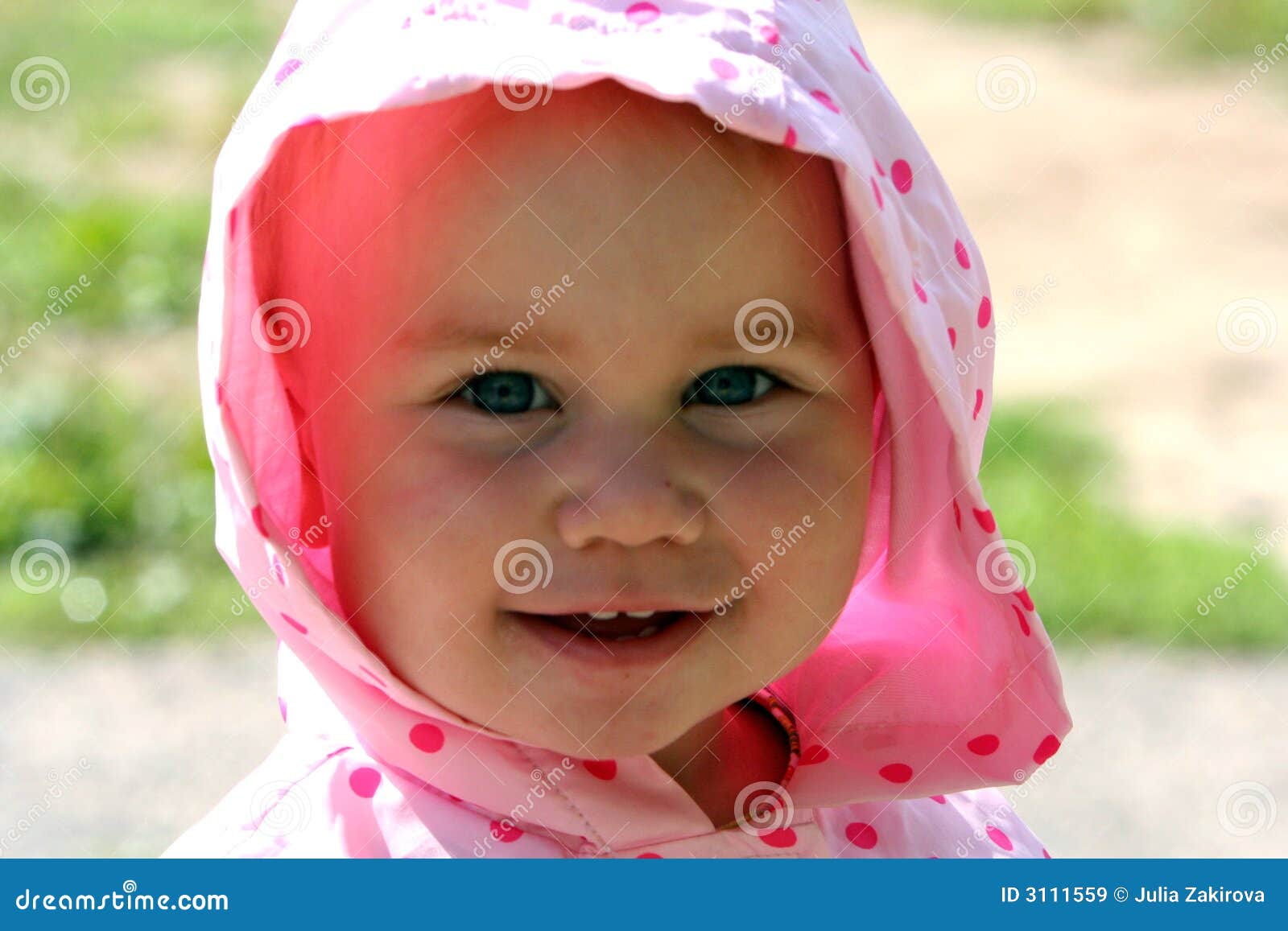 Smiling baby stock image. Image of garden, innocent, babies - 3111559