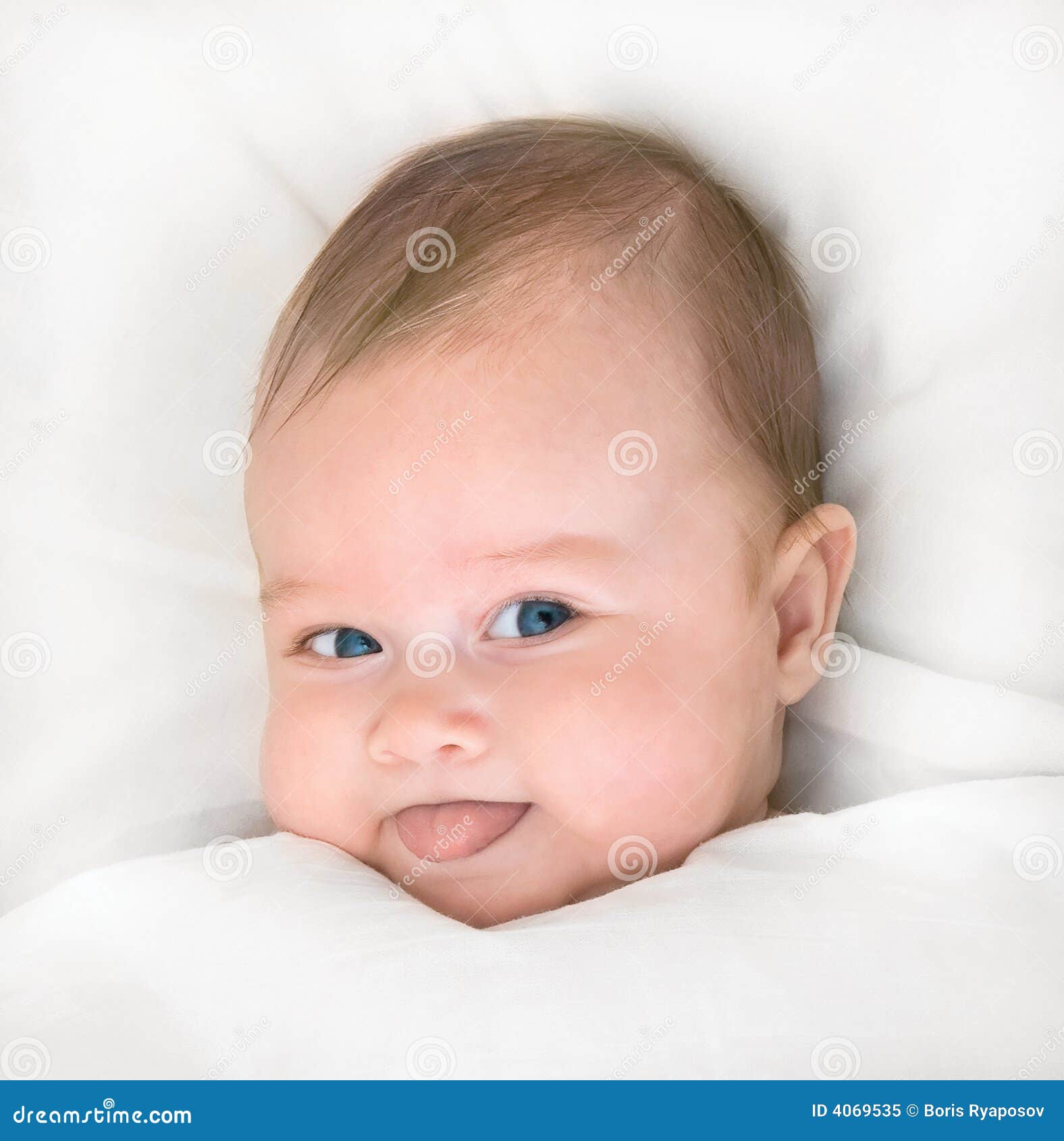 Smiling baby stock image. Image of females, smiling, small - 4069535