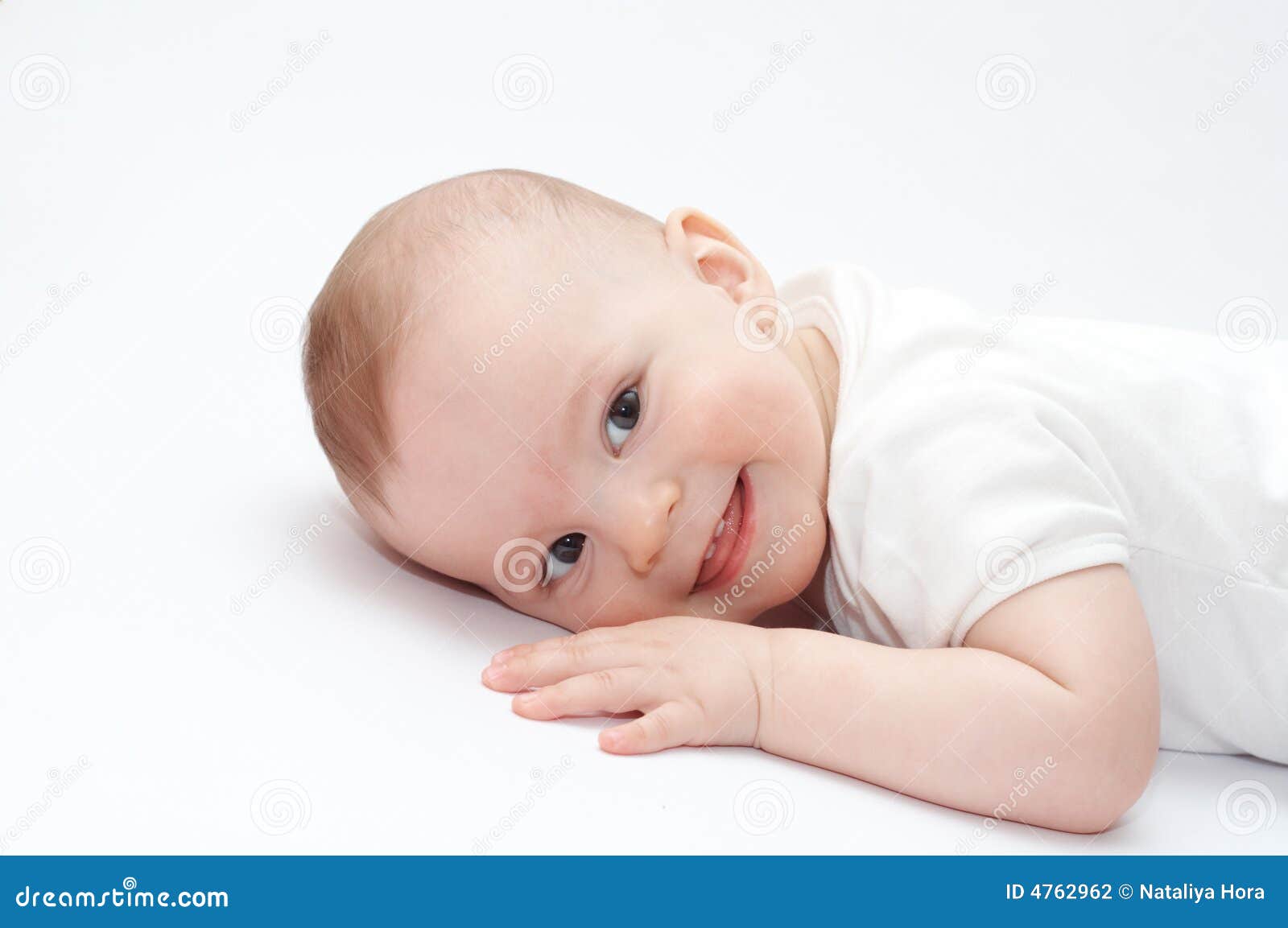 Smiling baby stock photo. Image of emotion, innocence - 4762962