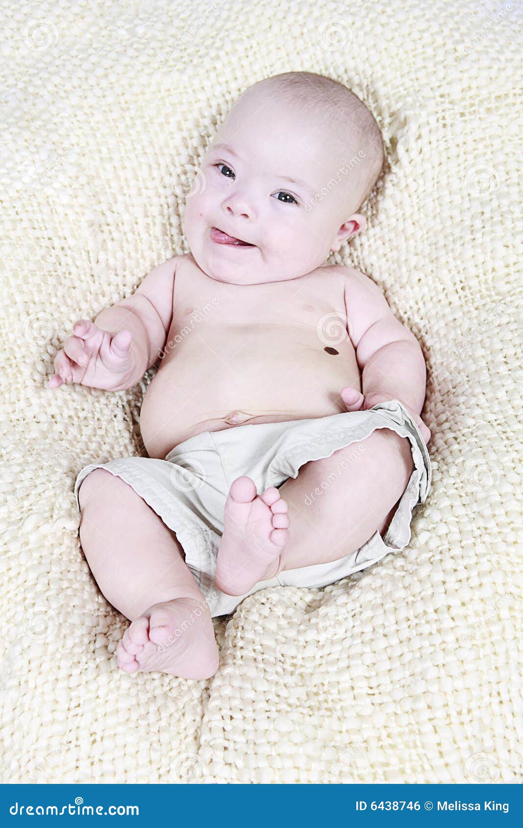 Smiling baby stock photo. Image of relaxes, baby, cute - 6438746