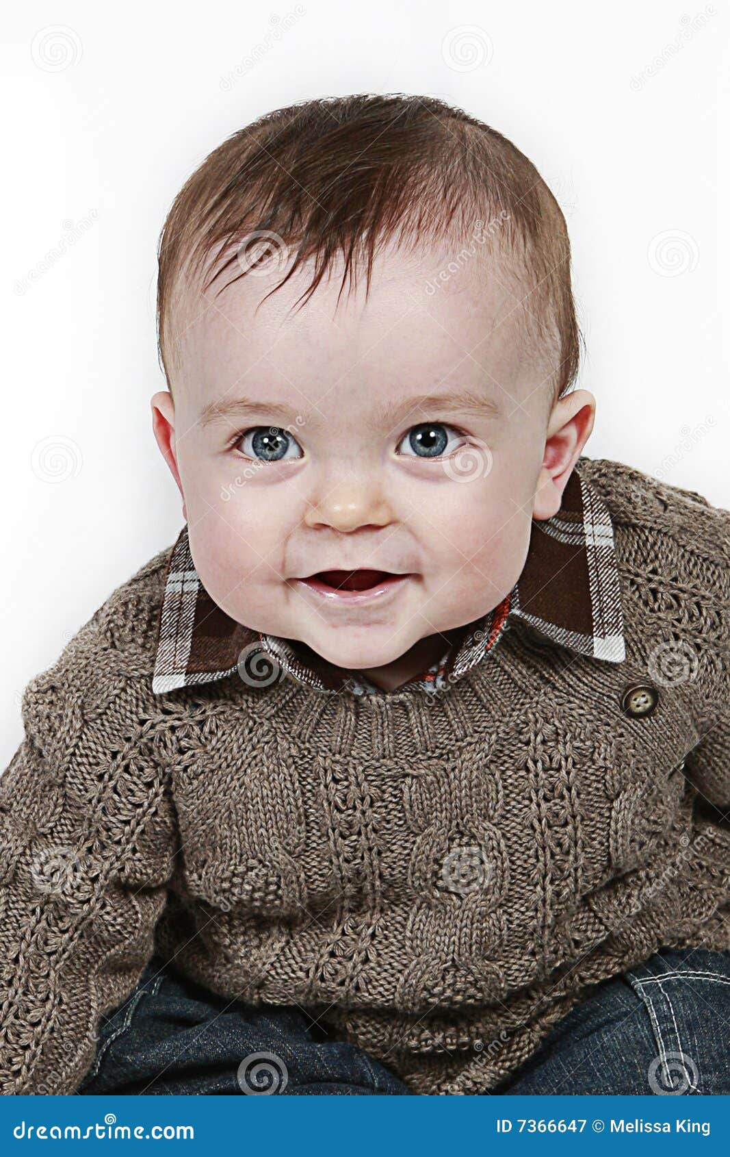 Smiling baby boy stock image. Image of portrait, warm - 7366647