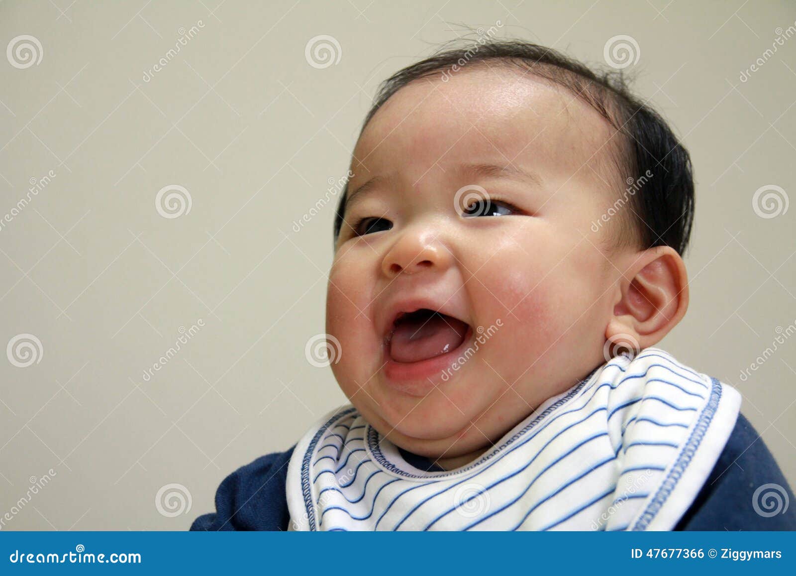 Smiling baby boy stock photo. Image of baby, lovely, japanese - 47677366