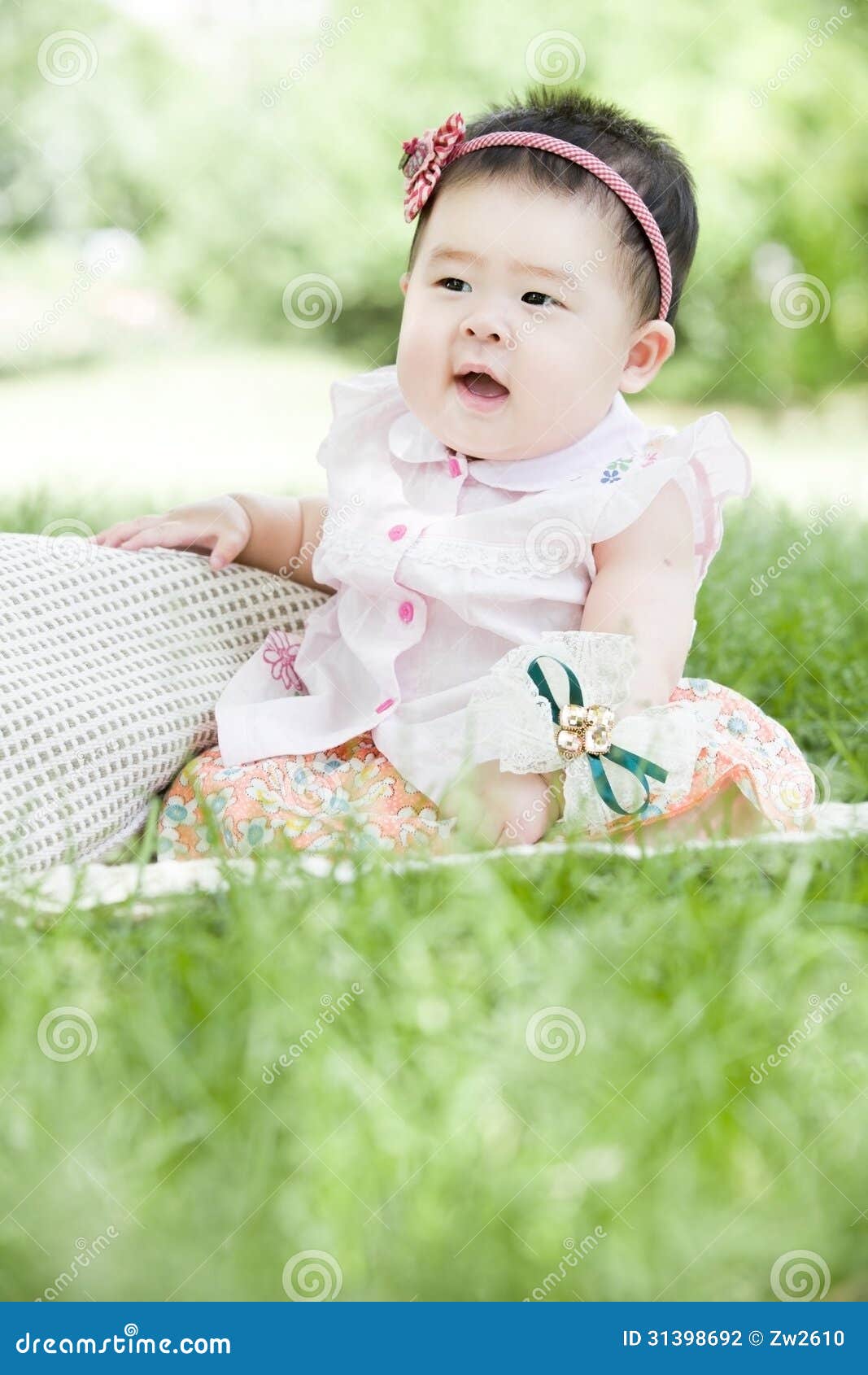 A smiling baby stock photo. Image of asia, child, china - 31398692