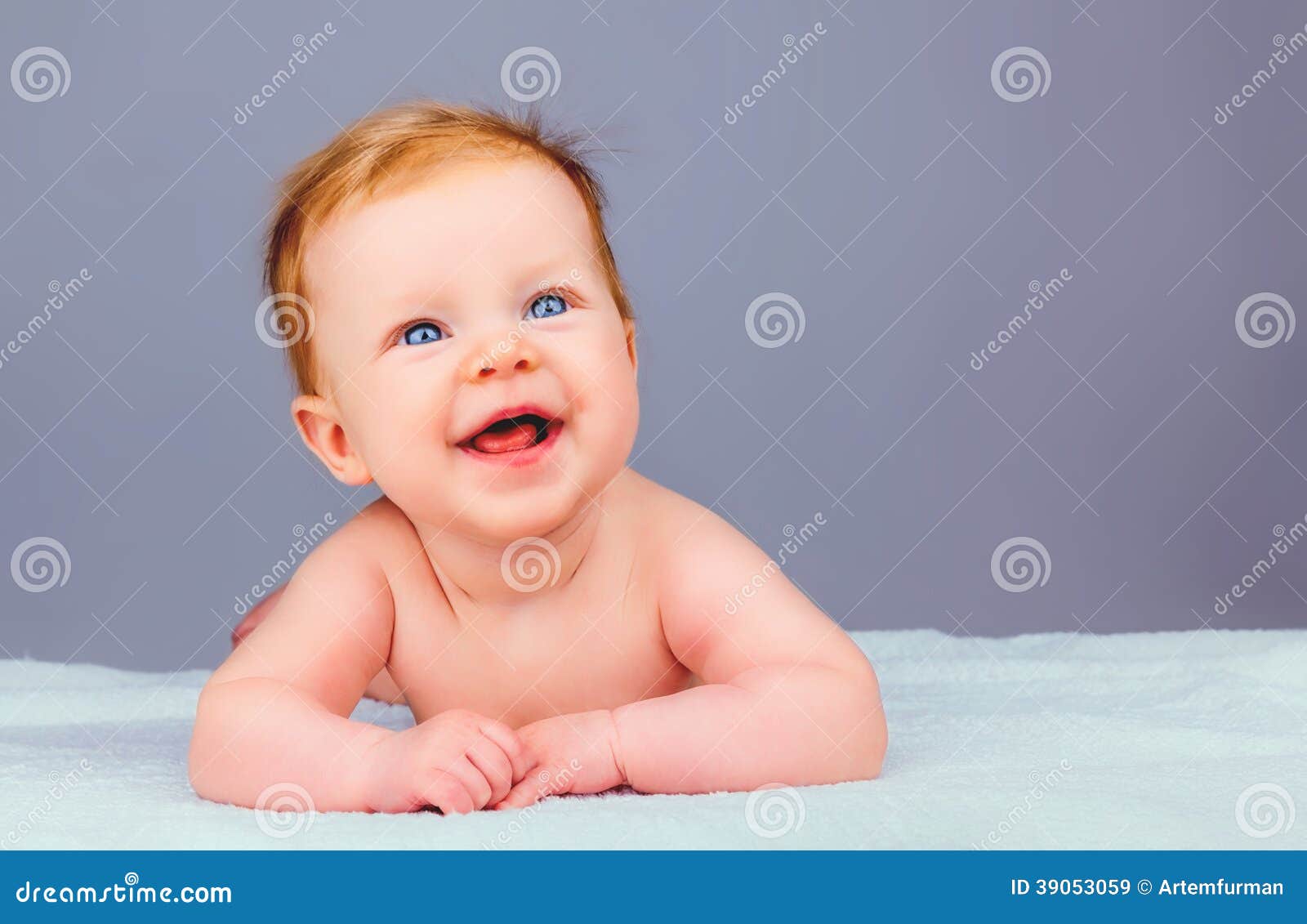 Smiling baby stock image. Image of cheerful, innocence - 39053059