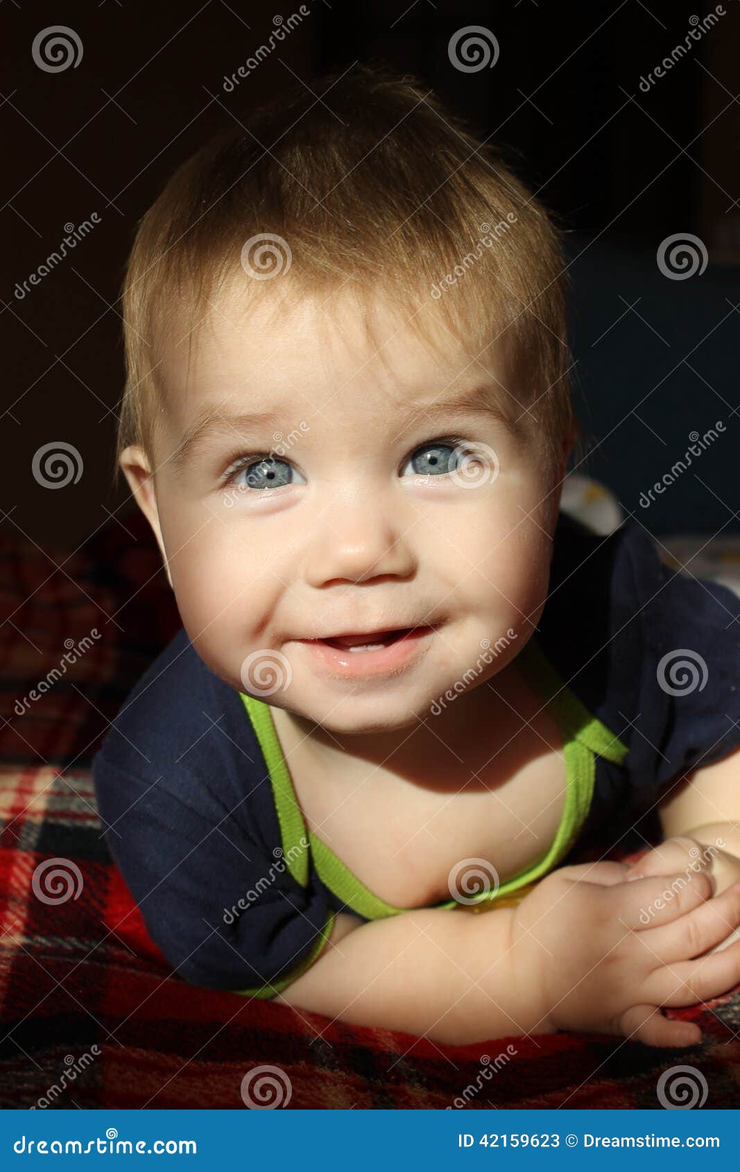 Smiling baby stock image. Image of baby, portrait, smile - 42159623