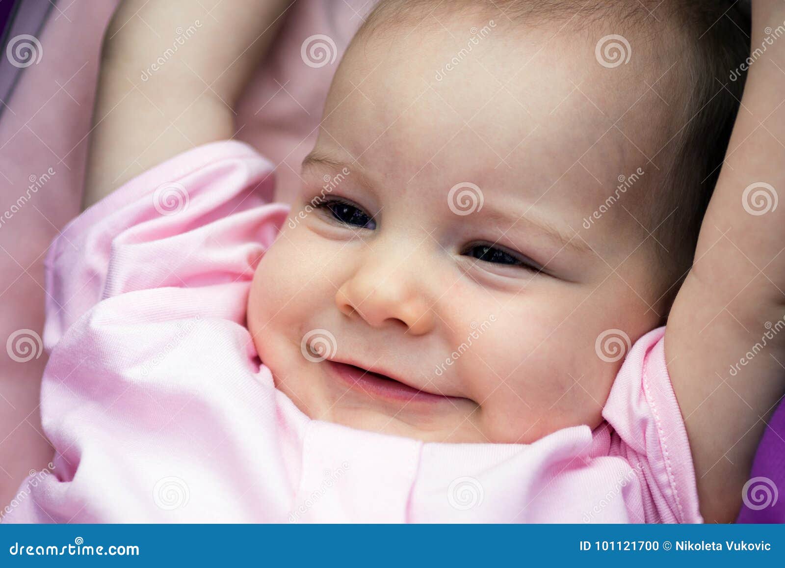 Smiling baby portrait stock photo. Image of smile, childhood - 101121700