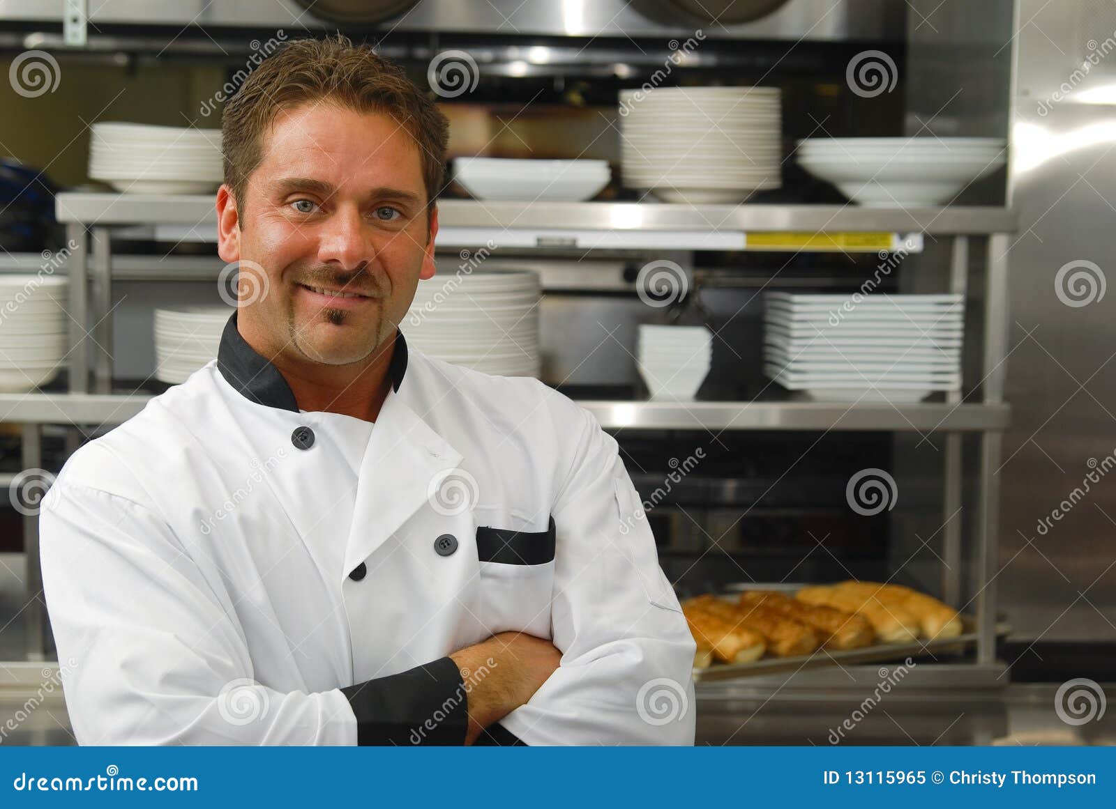 Smiling baker stock image. Image of happy, baker, gourmet - 13115965