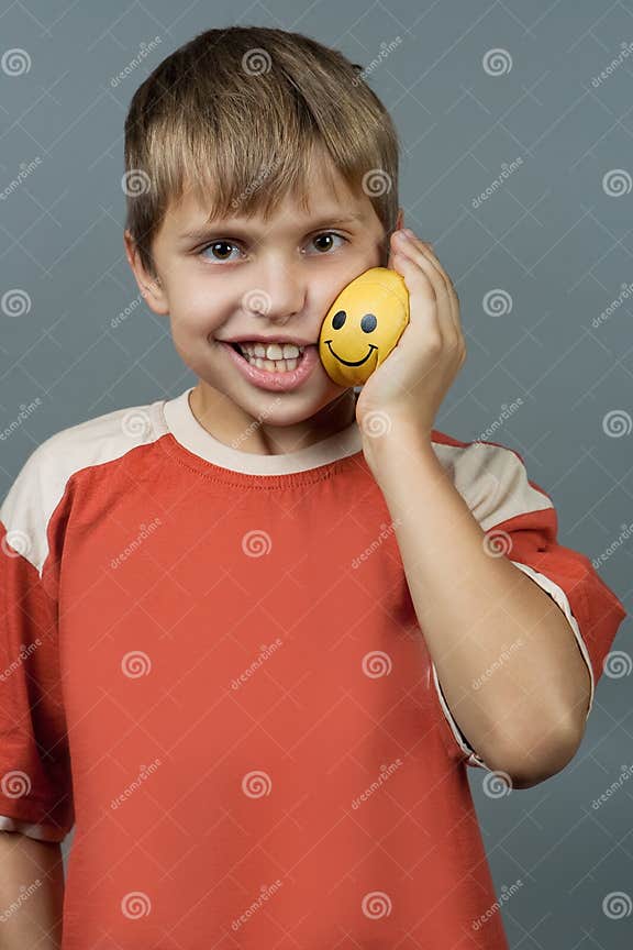 Smiling ball stock image. Image of expression, emotion - 13545681