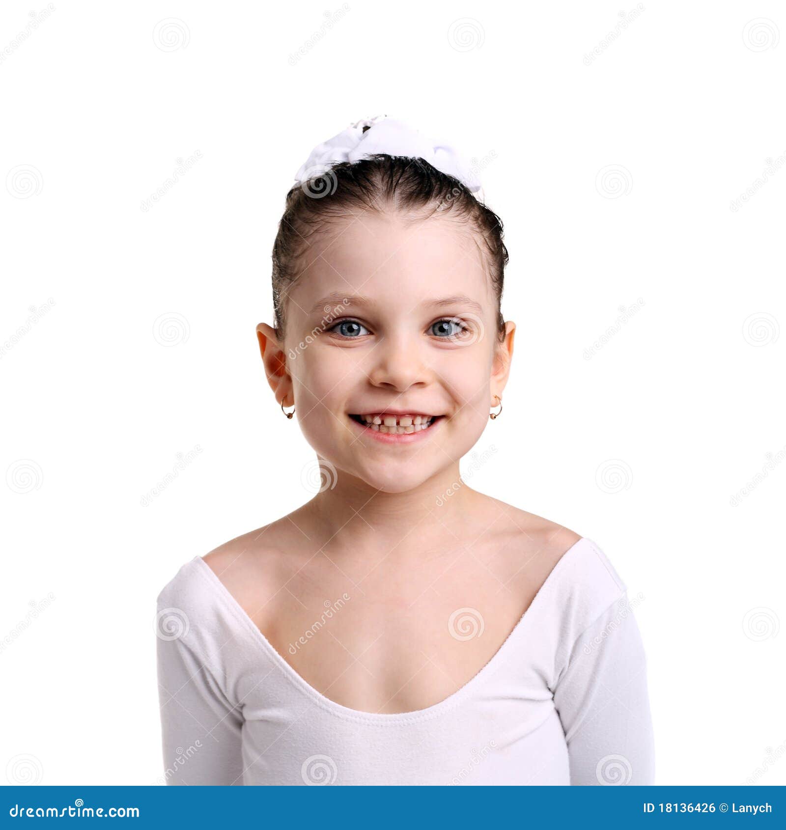Smiling ballet dancer stock photo. Image of performer - 18136426