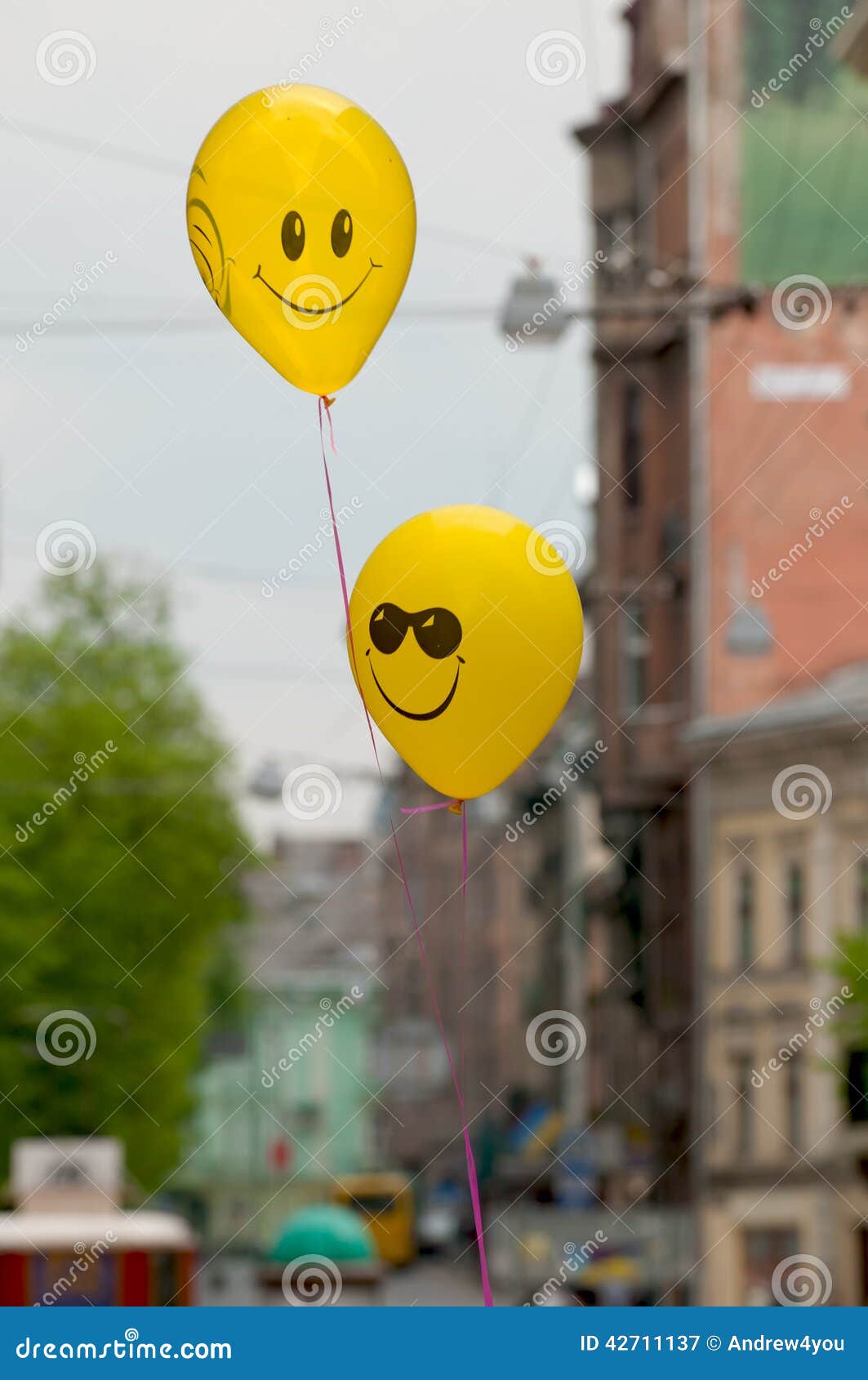 Smiling balloons stock image. Image of balloons, funny - 42711137