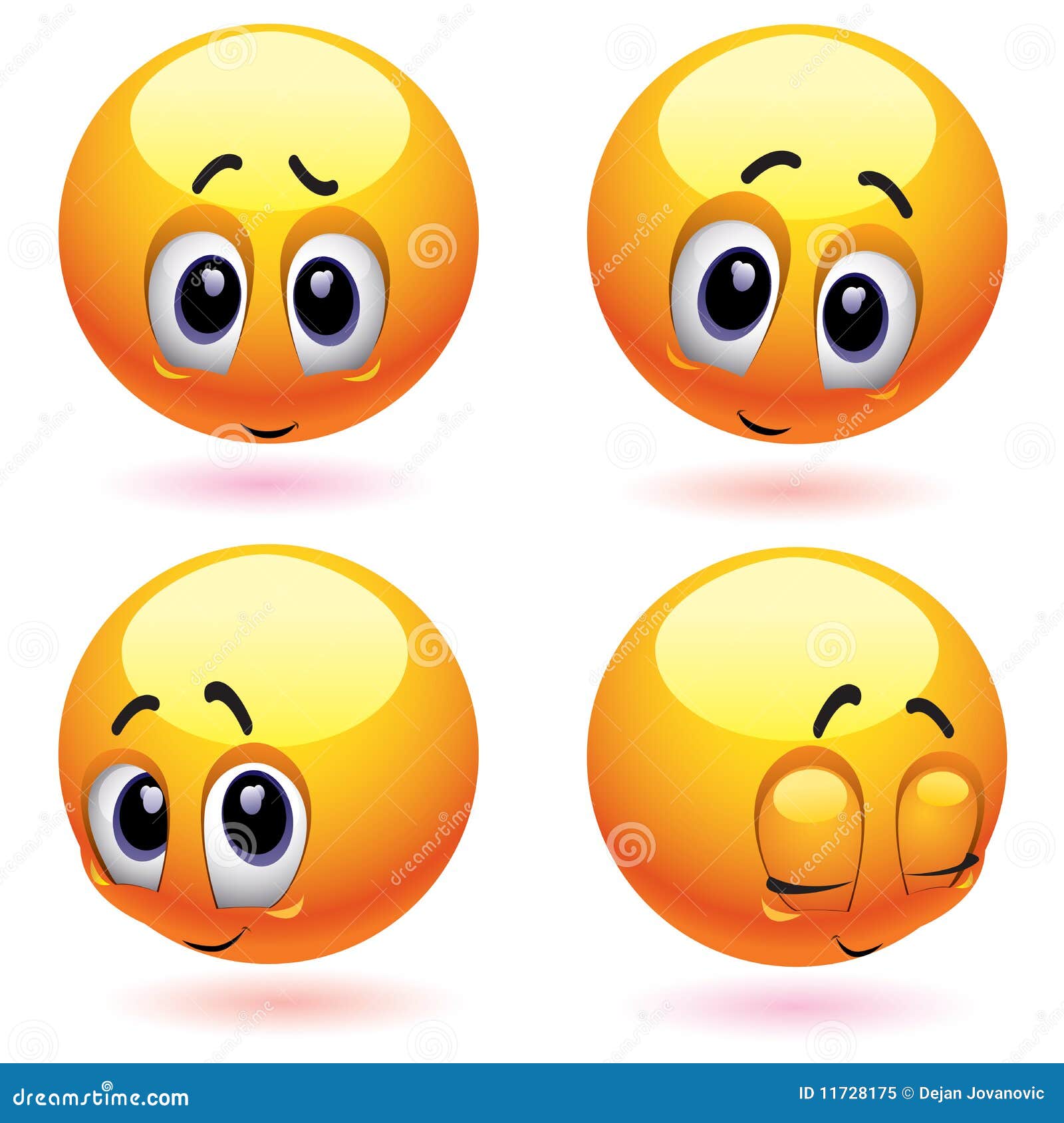 Blushing Smiling Face - Cute Cartoon Fat Kid Illustration Stock ...