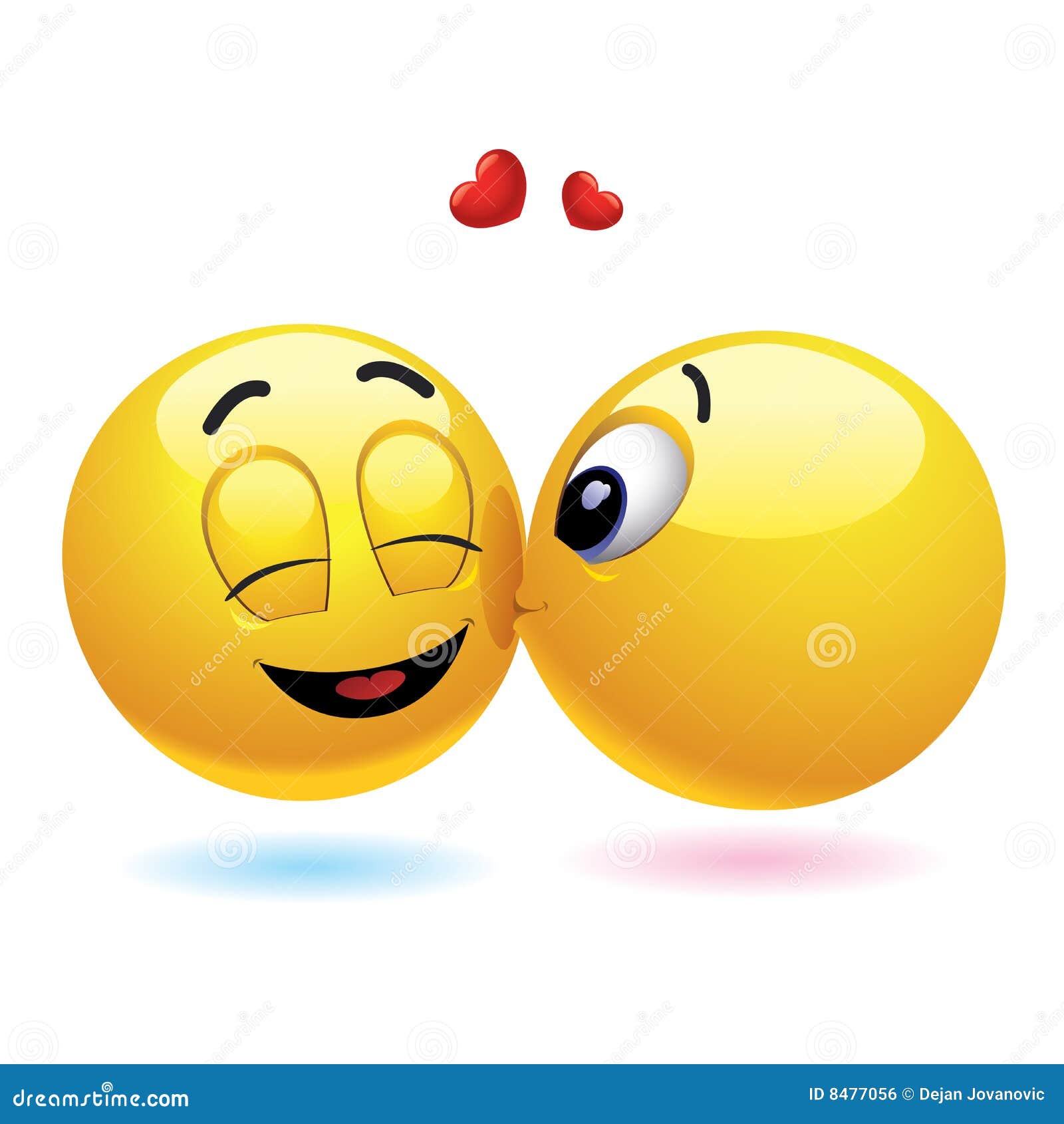 Smiling balls stock vector. Illustration of clip, animated - 8477056