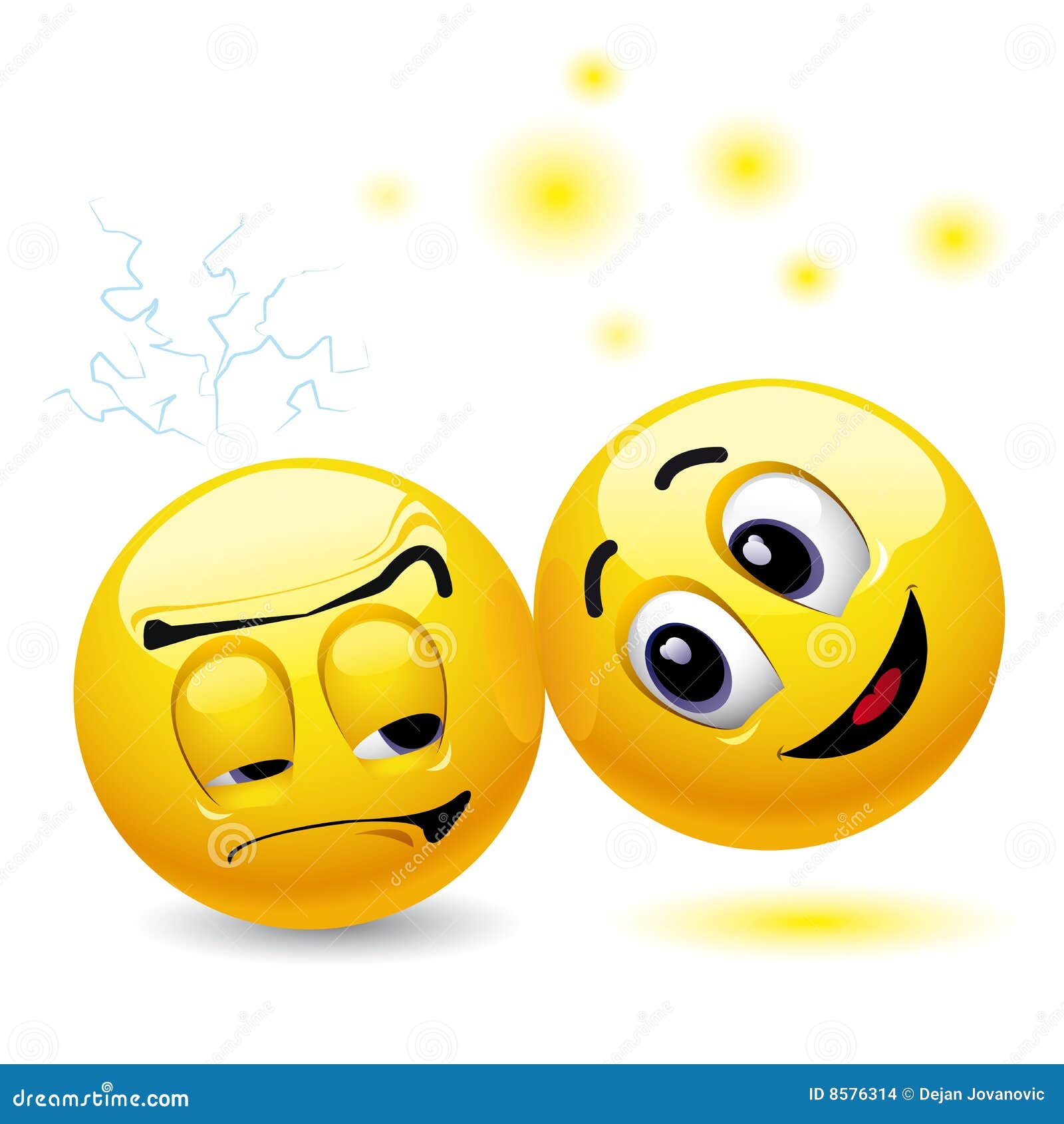 Smiling Balls Stock Vector Illustration Of Background 8576314