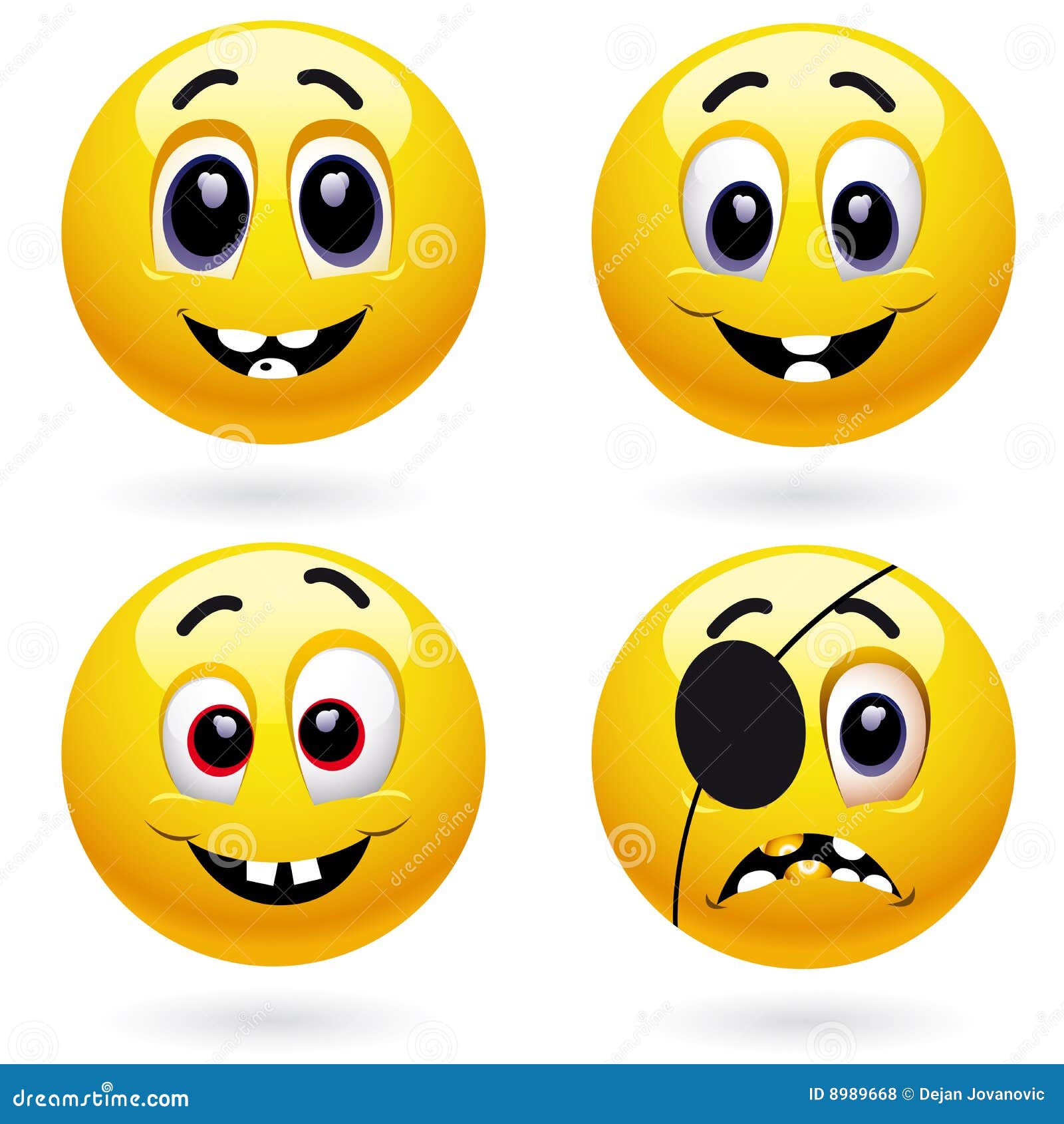 Smiling balls stock vector. Illustration of feeling, golden - 8989668