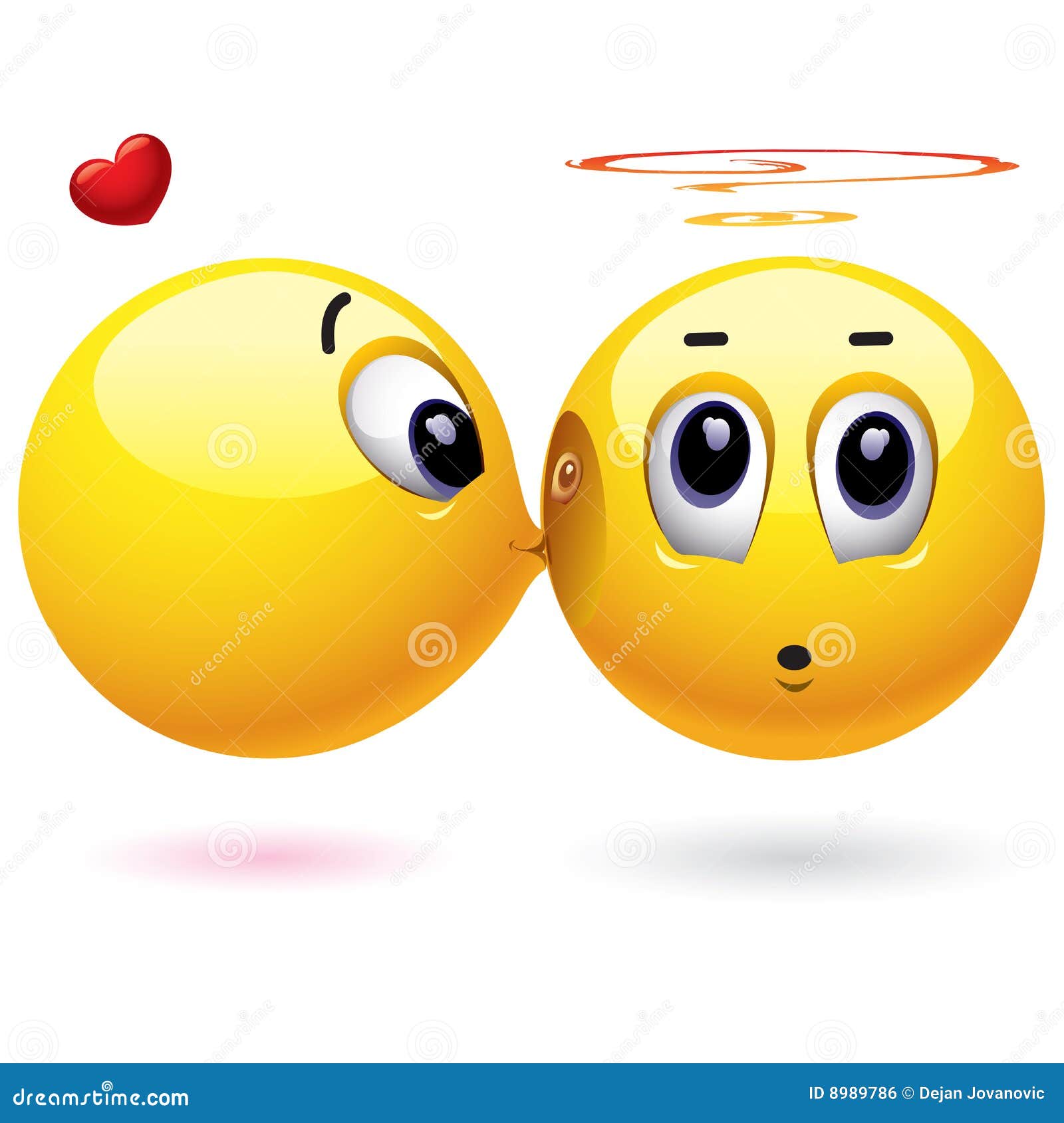 Smiling balls stock vector. Illustration of cartoon, cheerful - 8989786