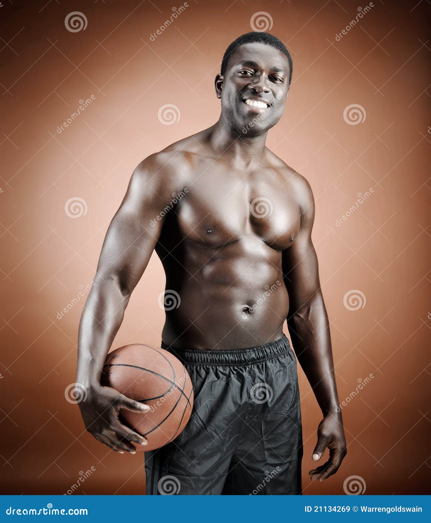 Smiling basketball player stock image. Image of happy - 21134269