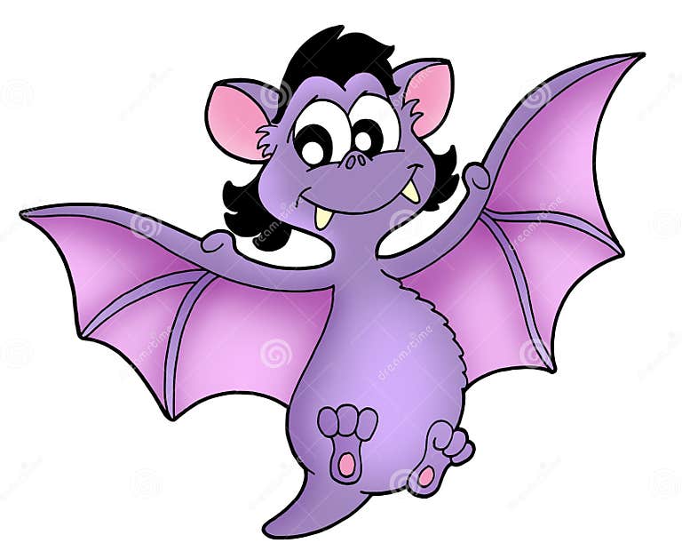 Smiling bat stock illustration. Illustration of life, cartoon - 5534833
