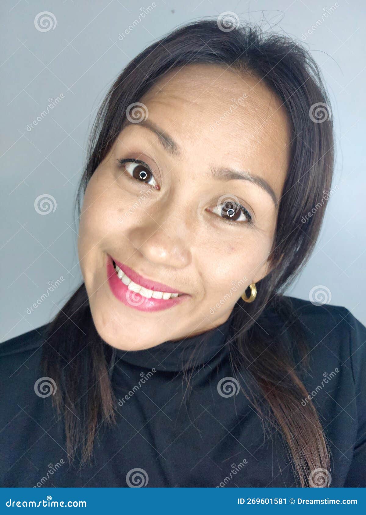 A Smiling Beautiful Minority Female Isolated Stock Image - Image of ...