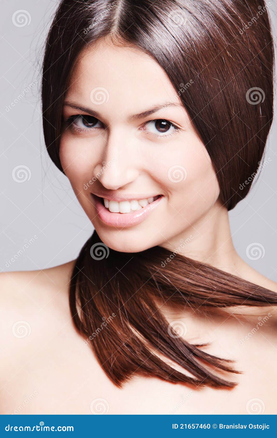Smiling beauty face stock photo. Image of eyes, happy - 21657460