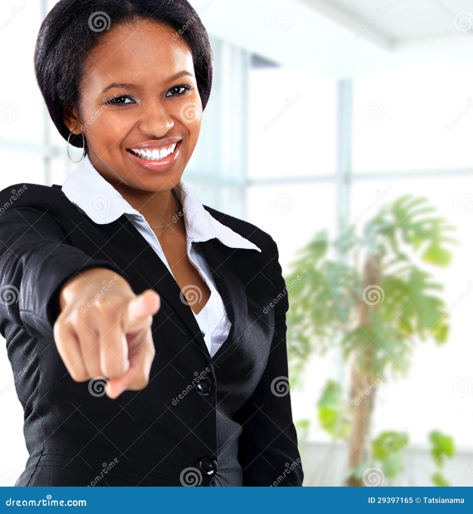 Smiling Black Business Woman Pointing Stock Image - Image of gesture ... Smiling Black Business Woman Pointing Stock Image - Image of gesture ...