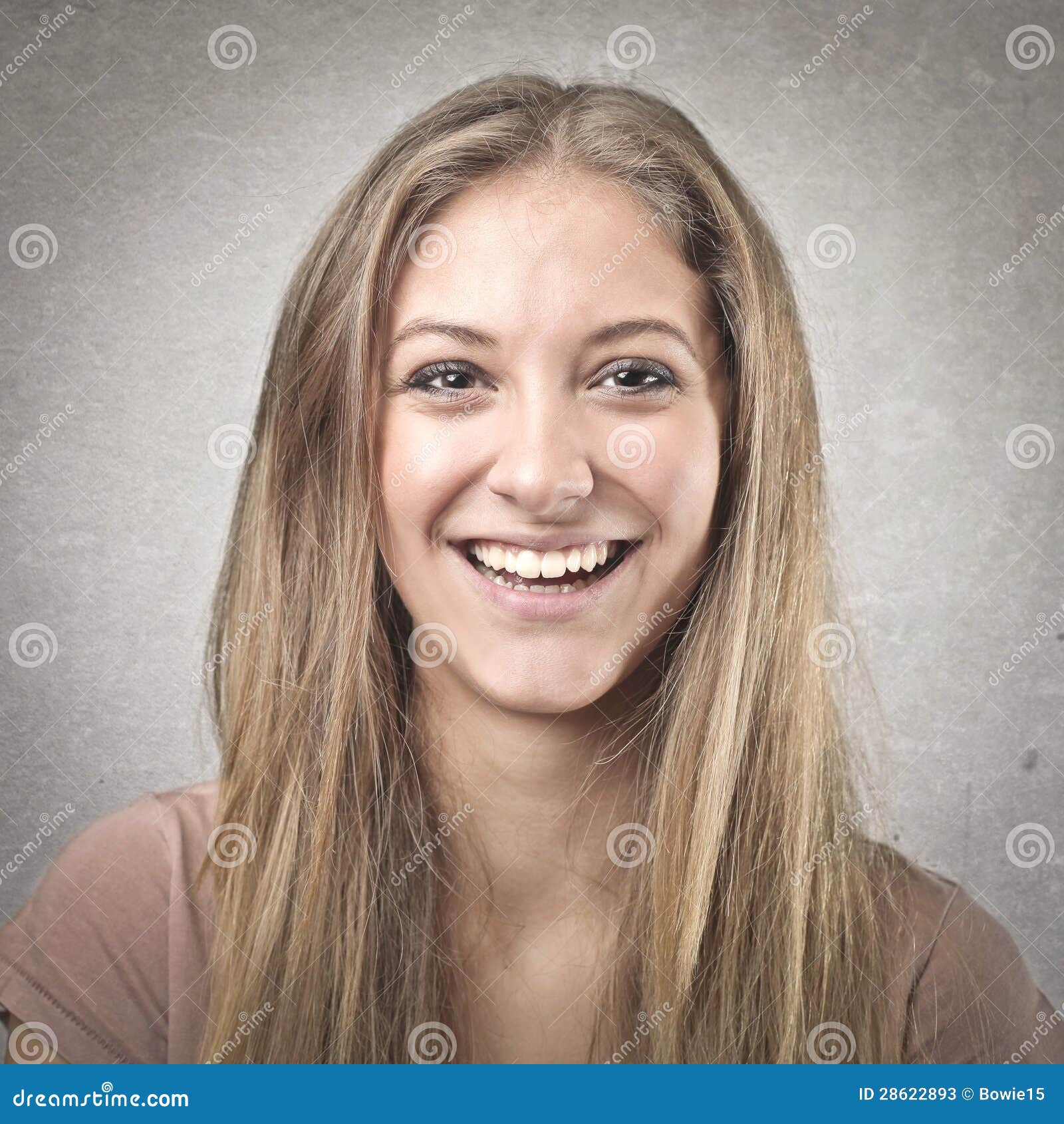 Smiling Blonde Girl stock image. Image of smile, beauty - 28622893