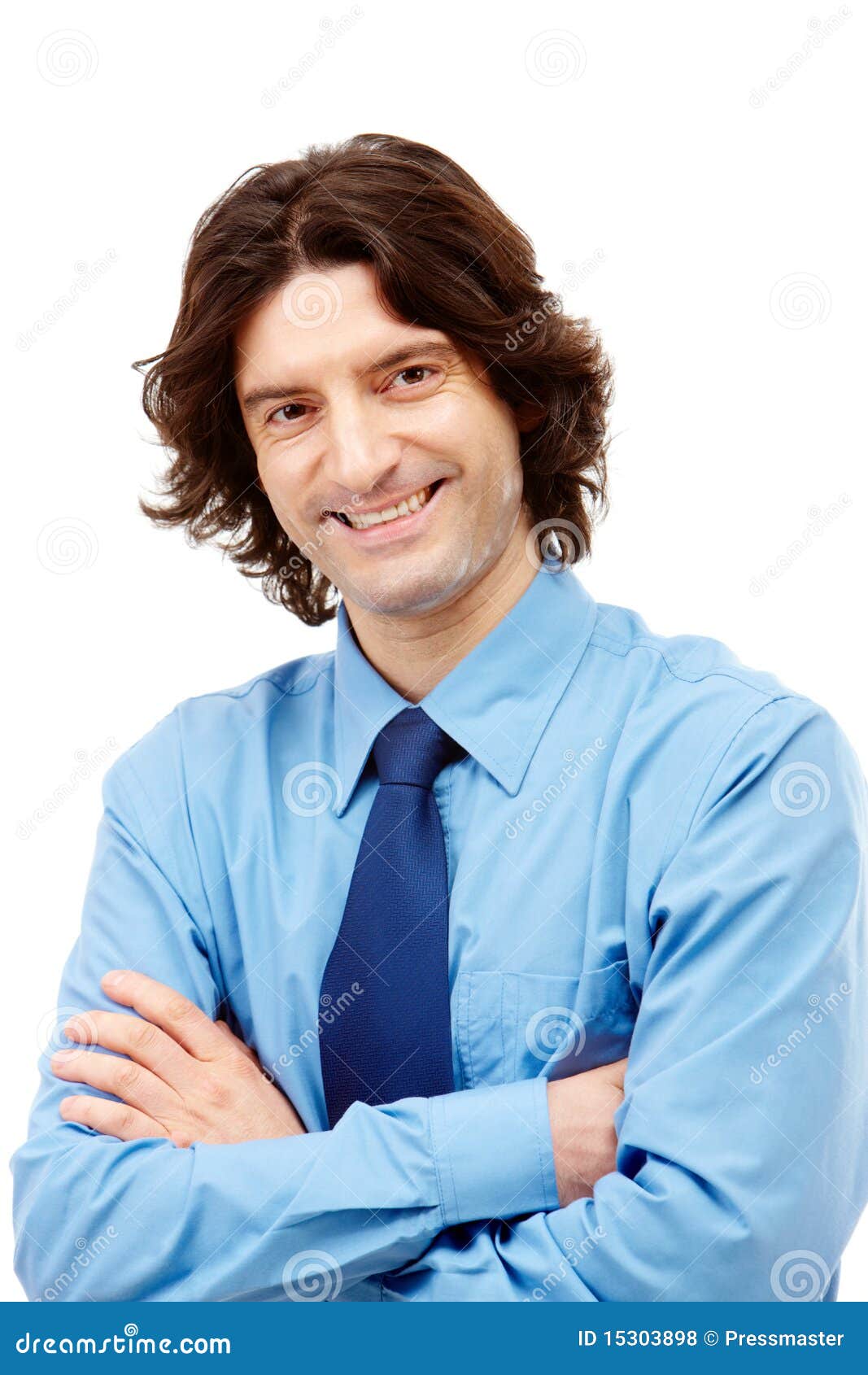 Smiling boss stock photo. Image of happy, adult, collar - 15303898