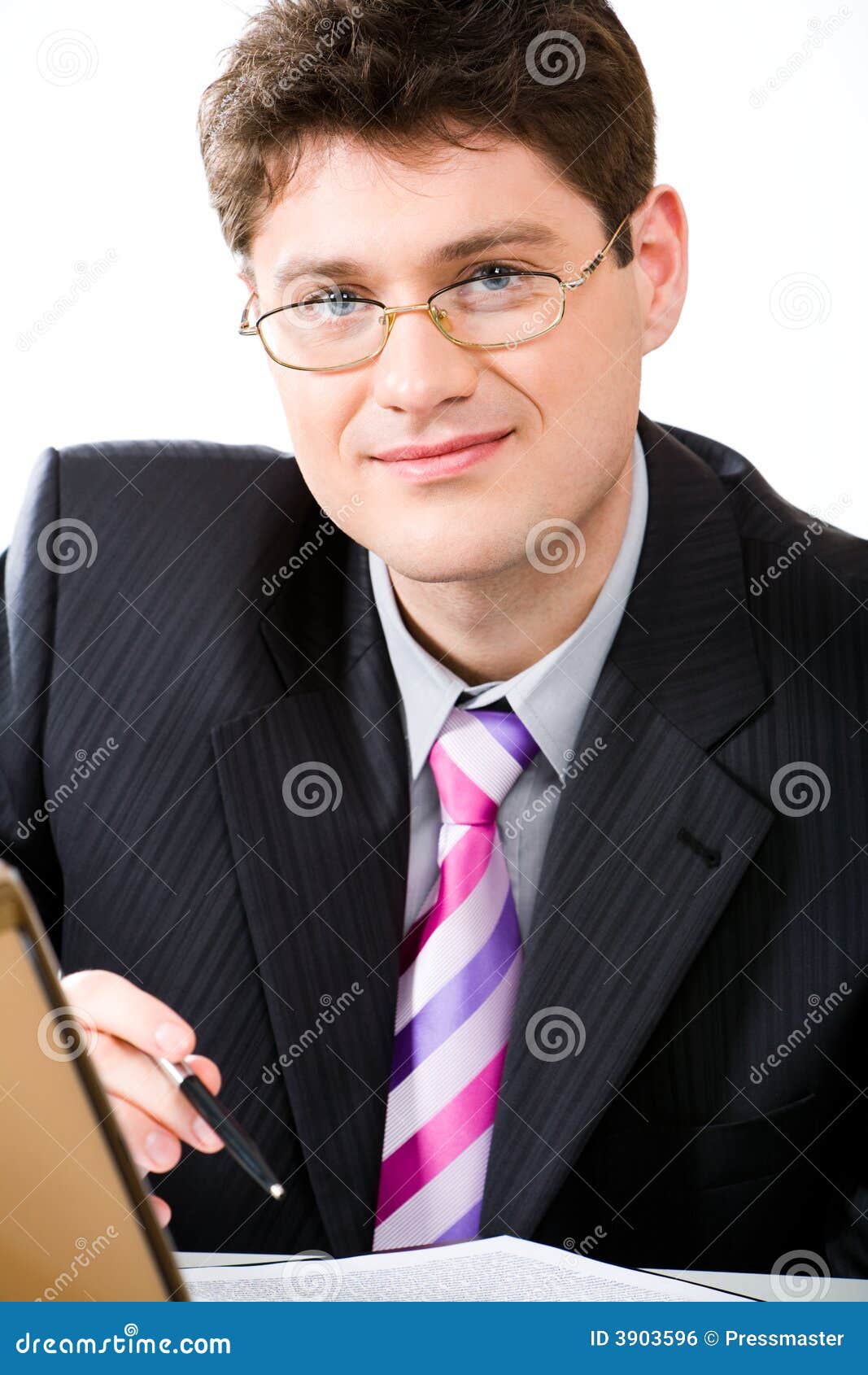 Smiling boss stock photo. Image of portrait, people, colleague - 3903596