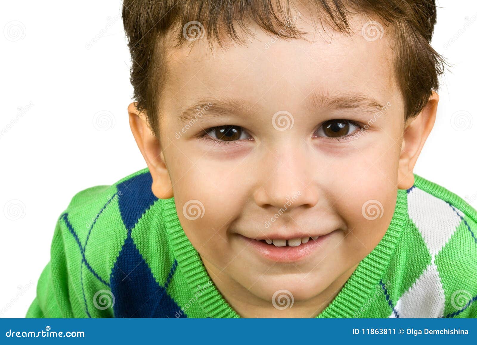 Smiling boy stock image. Image of brown, vertical, clothing - 11863811