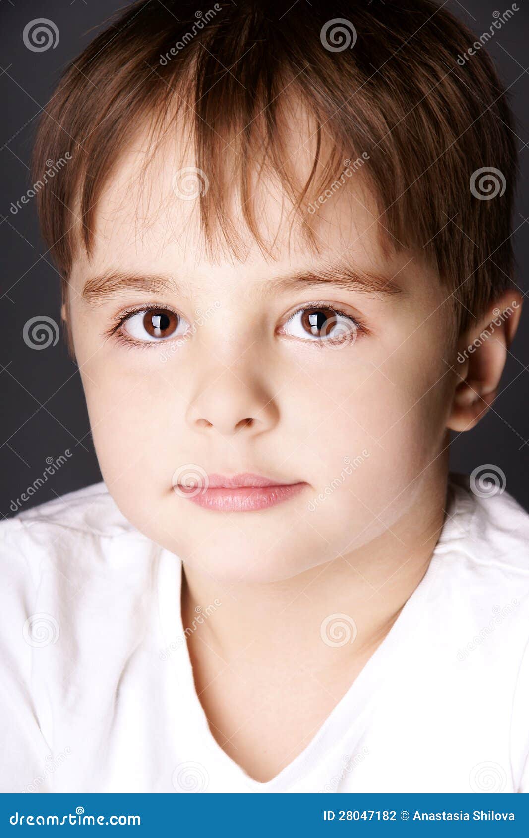 Smiling boy stock photo. Image of portrait, beautiful - 28047182