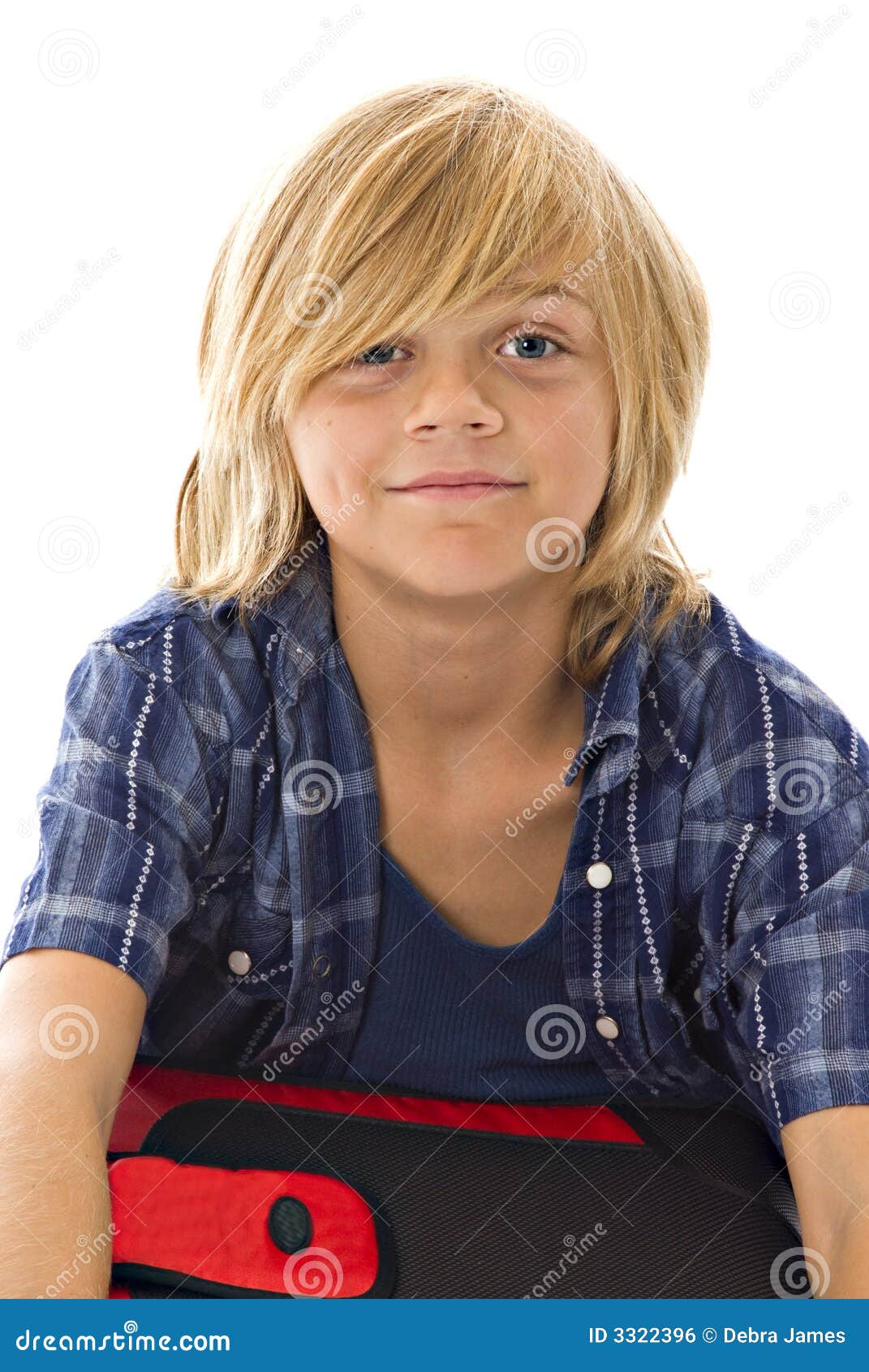 Smiling boy with binder stock photo. Image of hazel, adolescent - 3322396