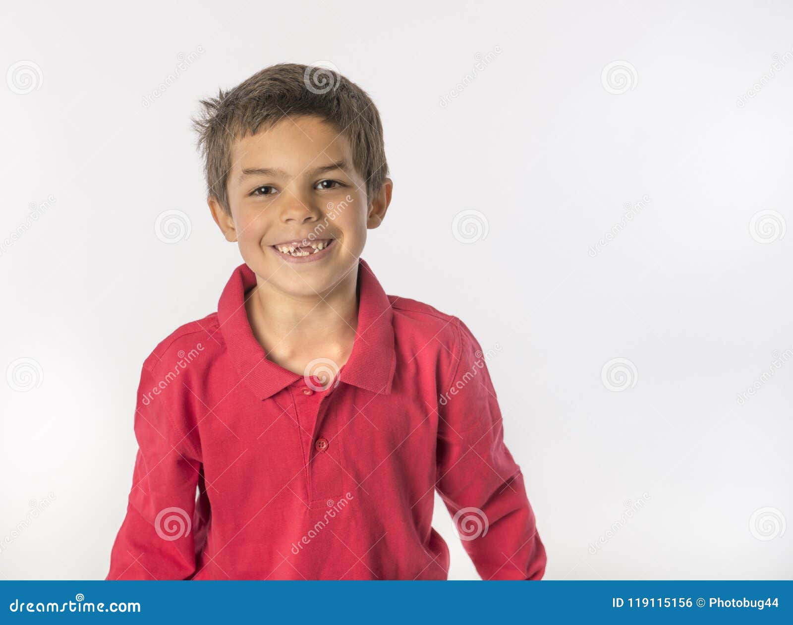 Smiling Boy without Front Teeth Stock Photo - Image of funny, childhood ...