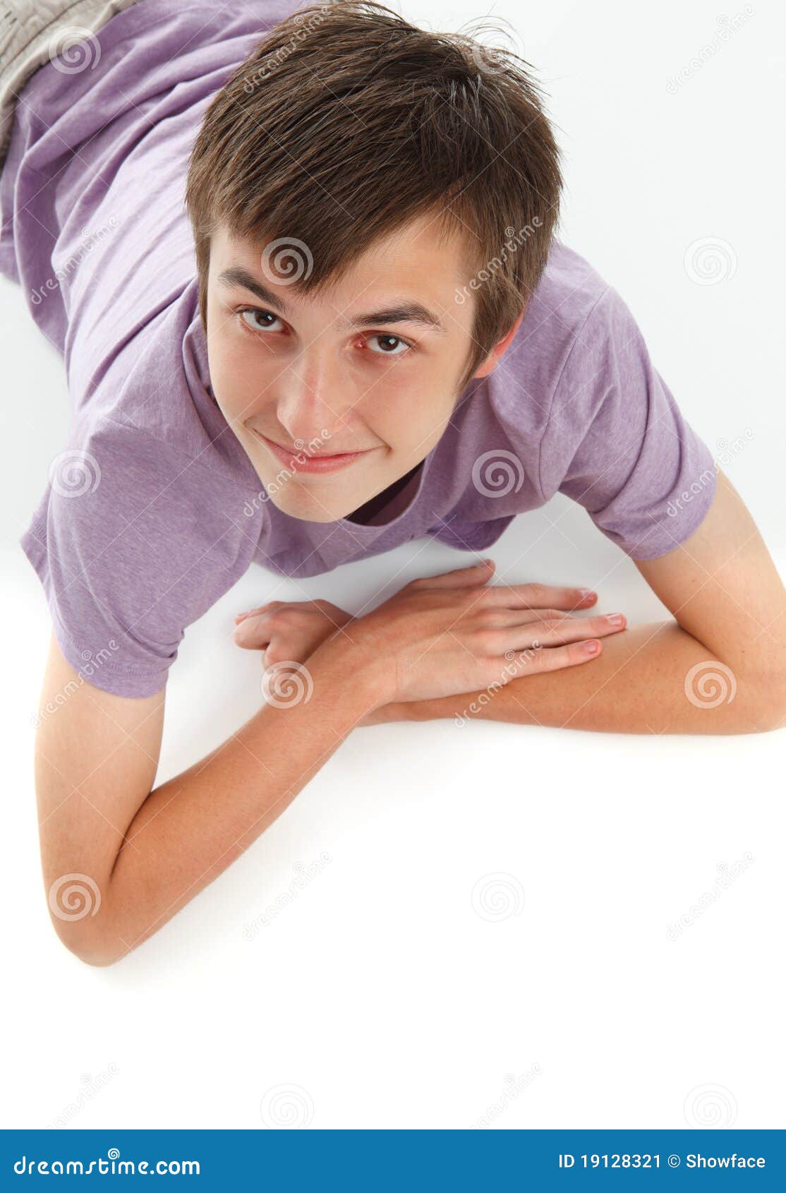 Smiling boy looking up stock image. Image of looking - 19128321