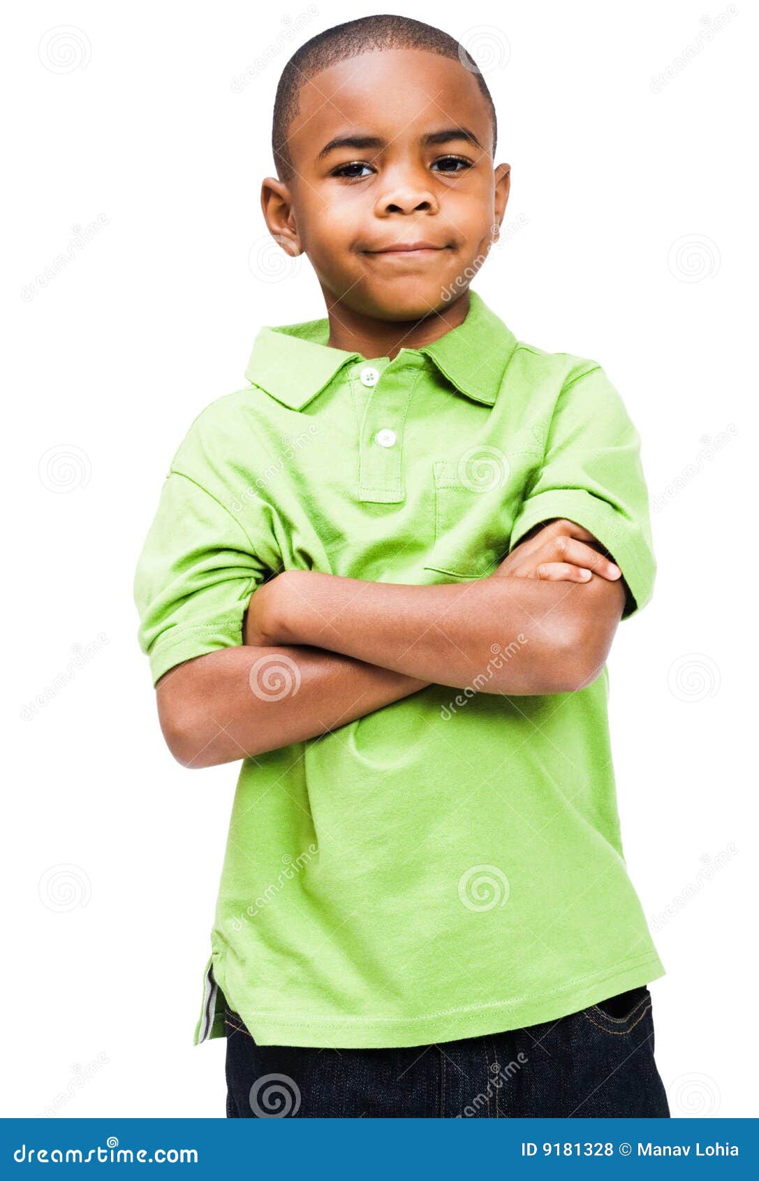 Smiling boy standing stock photo. Image of person, african - 9181328