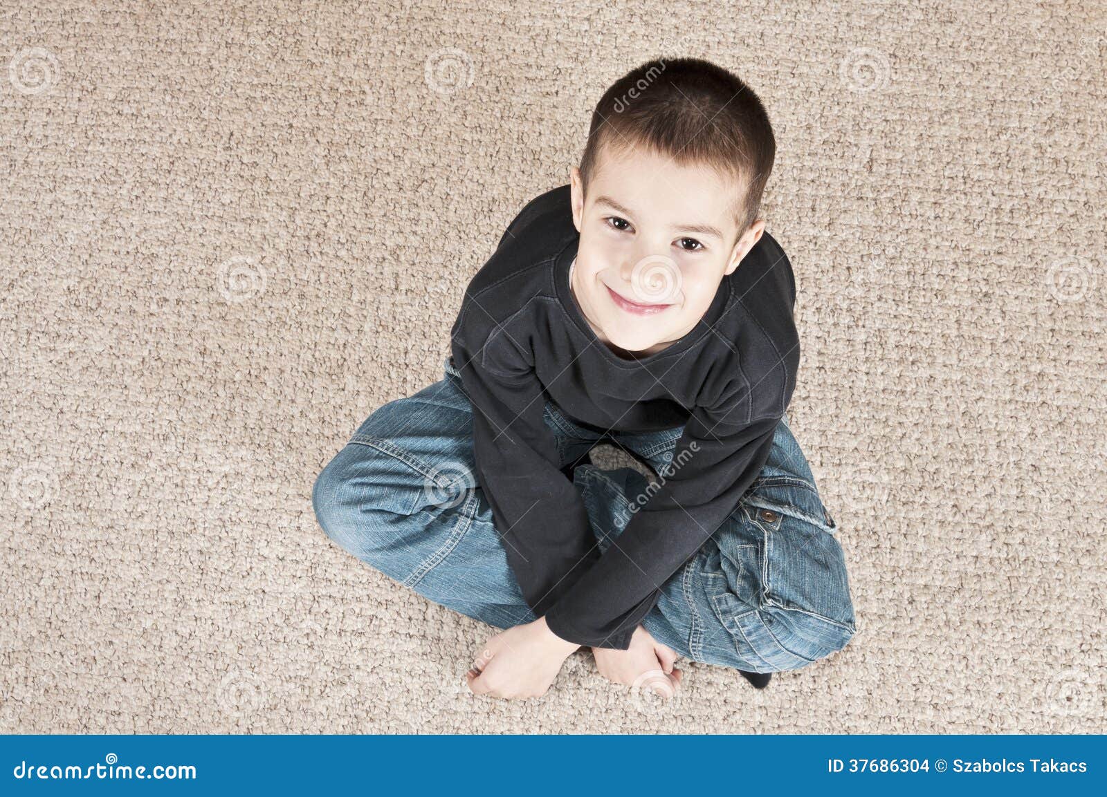 Smiling boy top view stock photo. Image of smiling, shoulders - 37686304