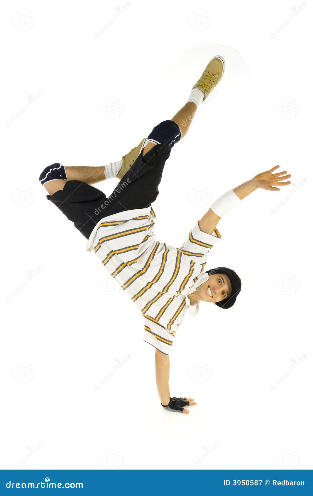 Smiling breakdancer stock image. Image of freestyle, hanging - 3950587