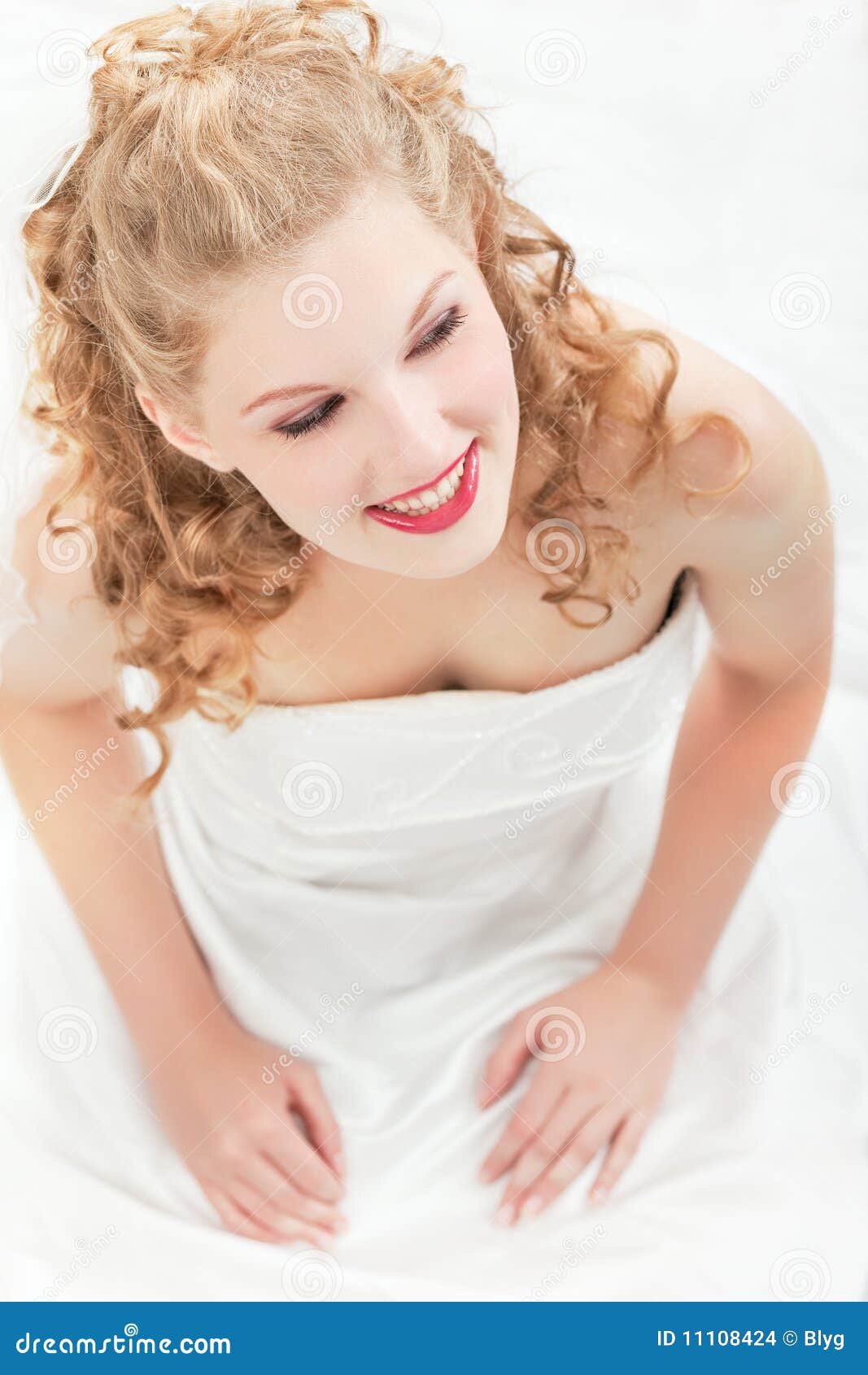 Smiling bride stock photo. Image of face, elegance, perfect - 11108424