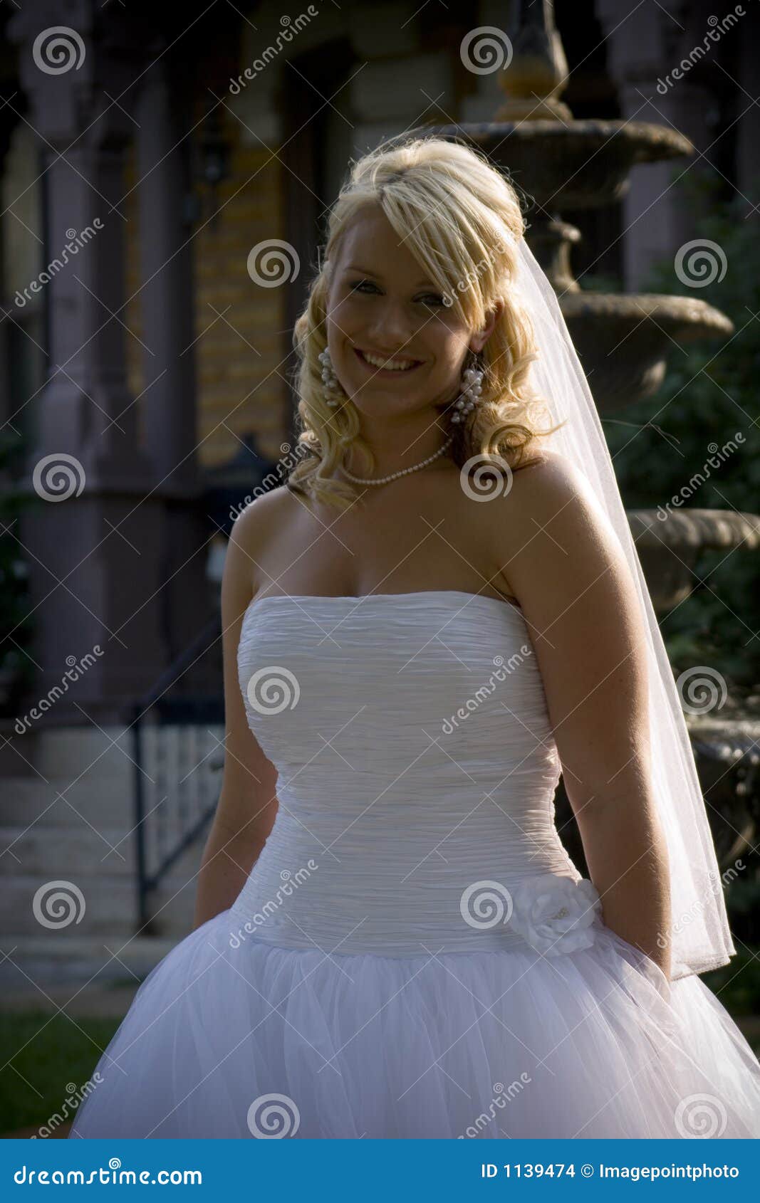 Smiling bride stock photo. Image of engagement, portrait - 1139474