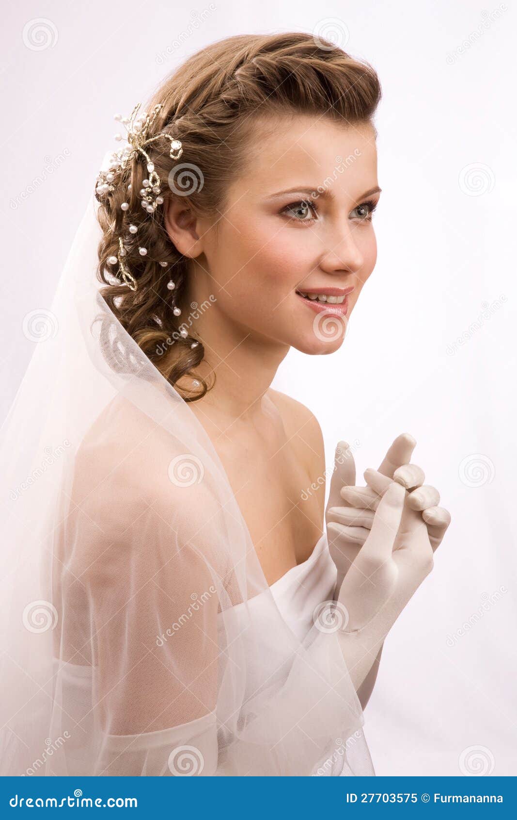 Smiling bride stock image. Image of beautiful, shot, 1820 - 27703575