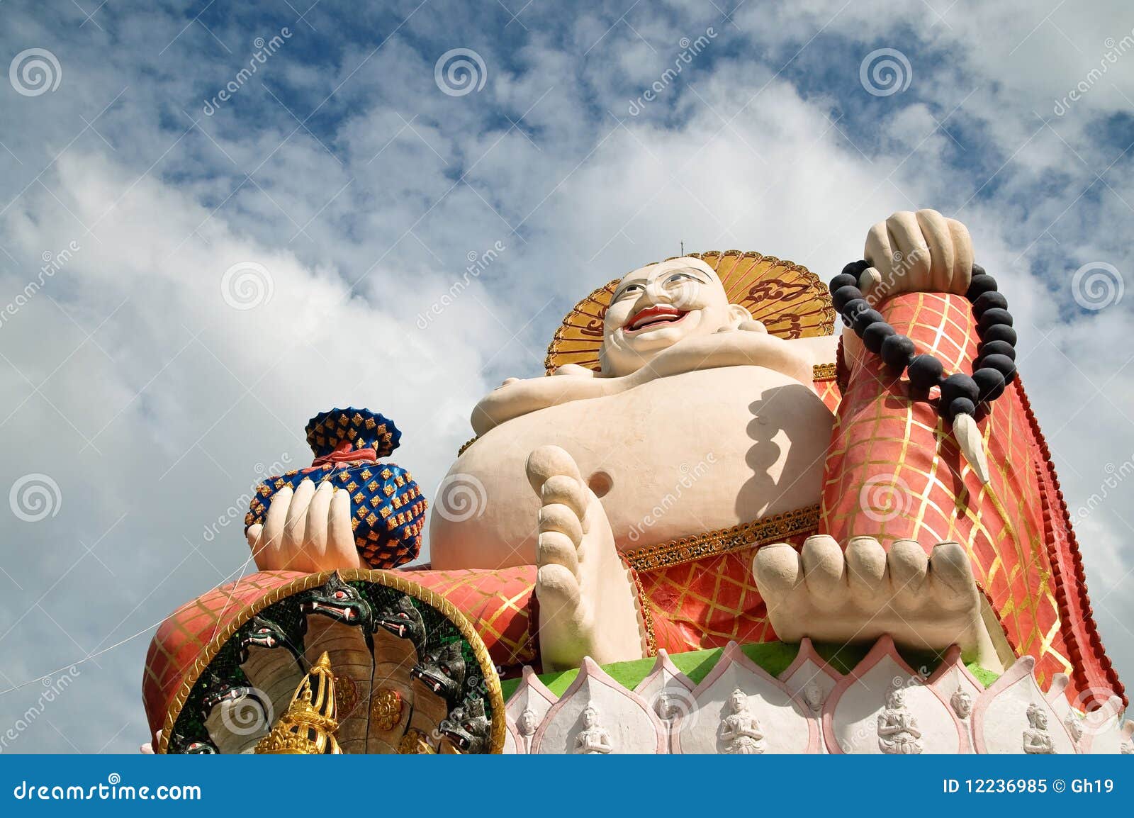 Smiling Buddha stock image. Image of buddha, famous, destinations ...