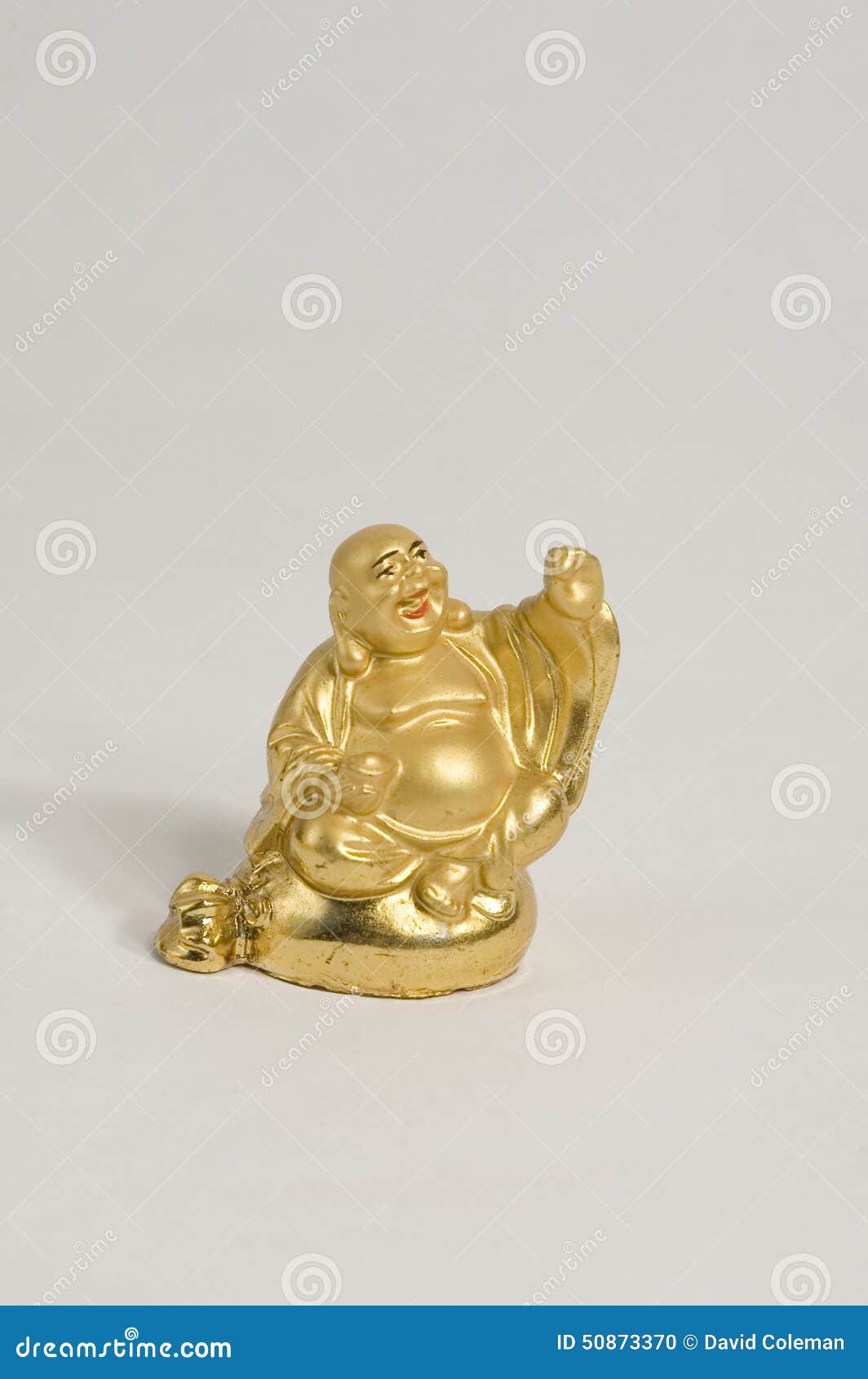 Smiling Buddha figure stock photo. Image of gold, figure - 50873370