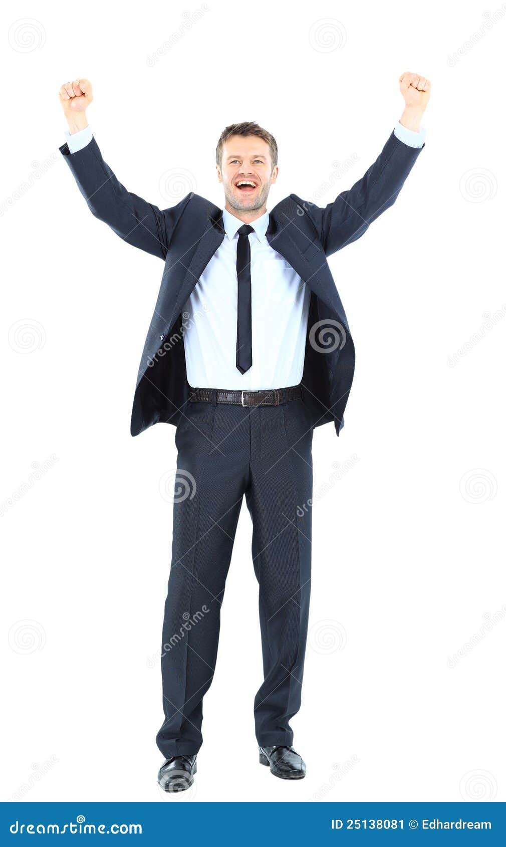 Smiling business man stock image. Image of handsome, happy - 25138081