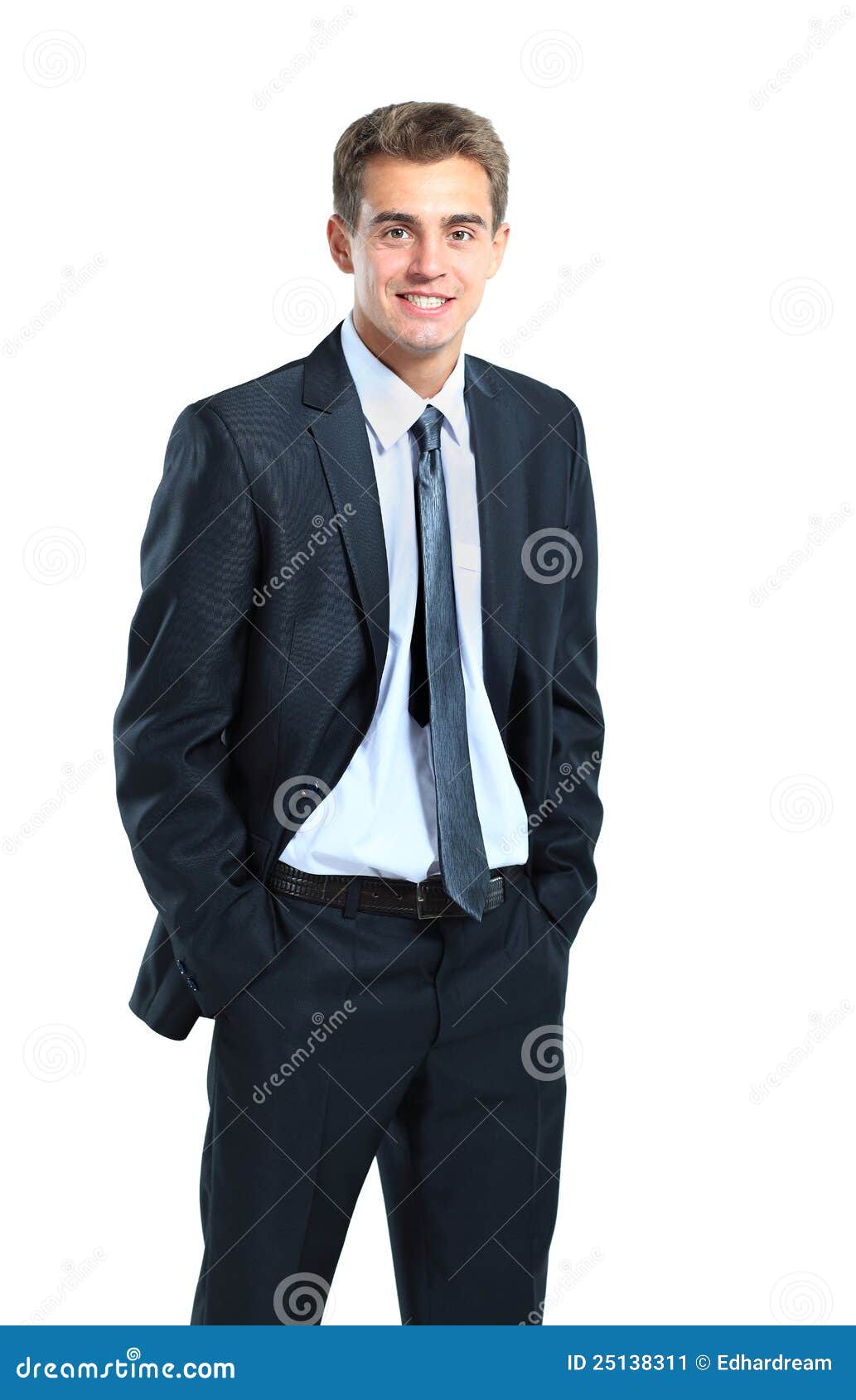 Smiling business man stock image. Image of adult, career - 25138311