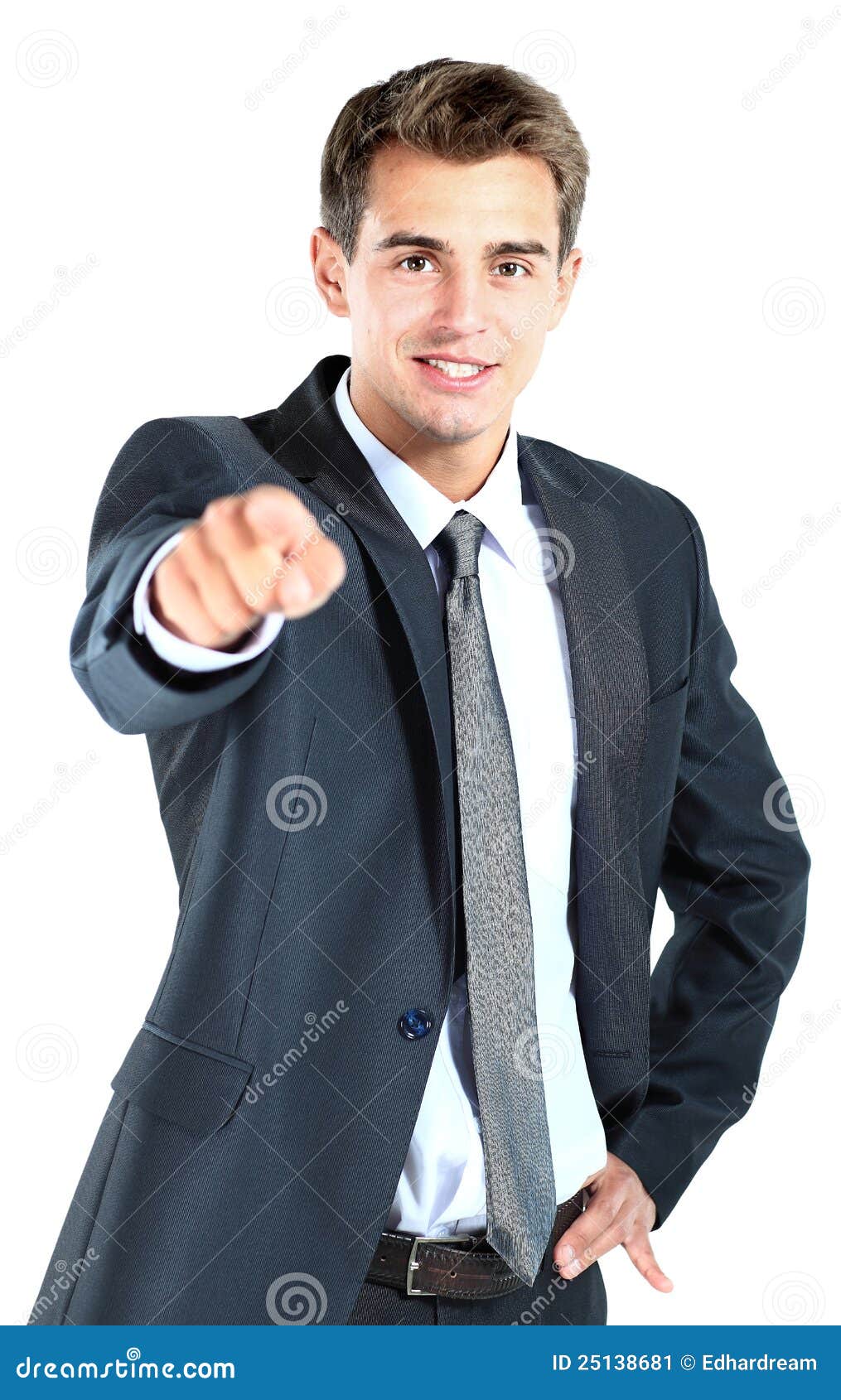 Smiling business man stock image. Image of choice, looking - 25138681