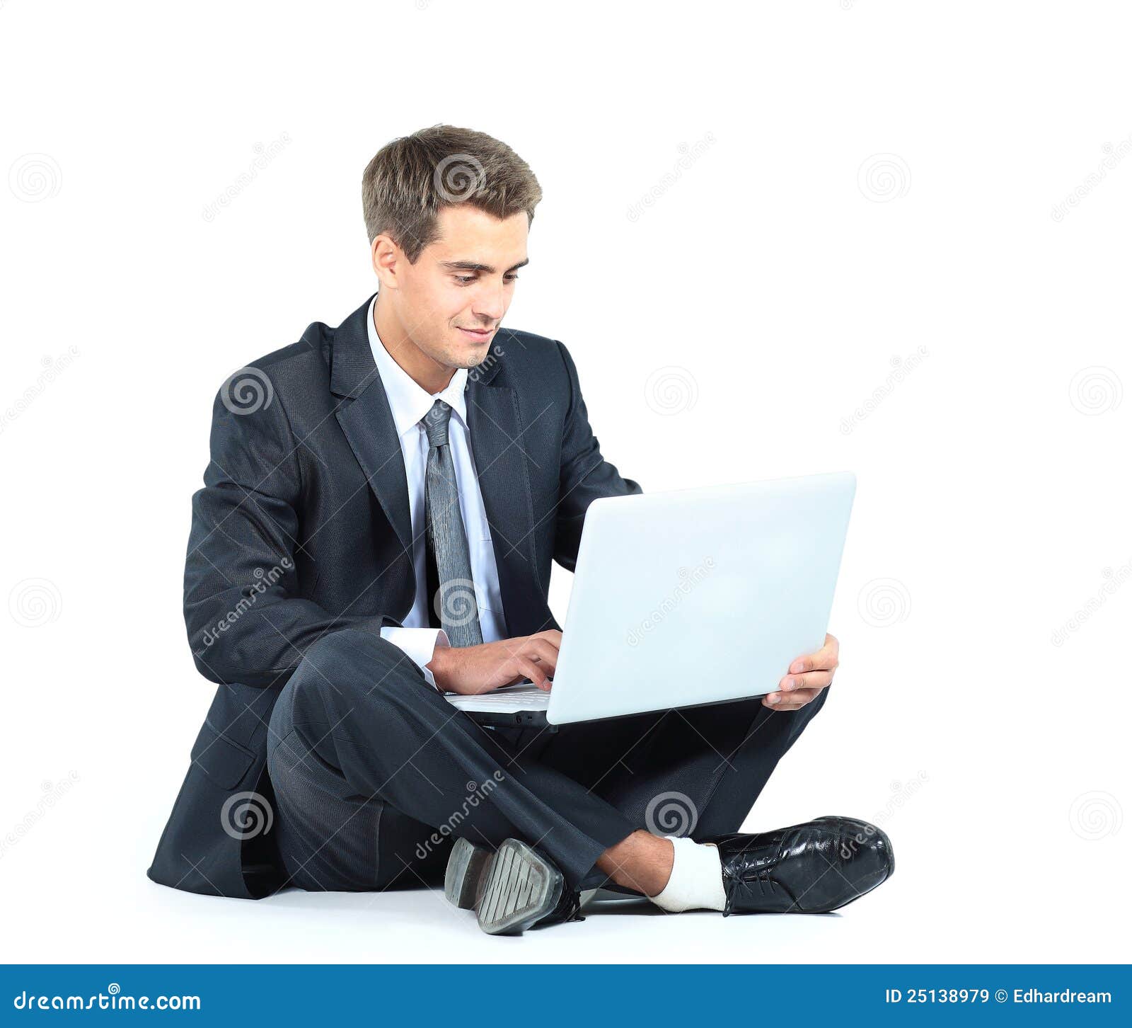 Smiling business man stock image. Image of entrepreneur - 25138979