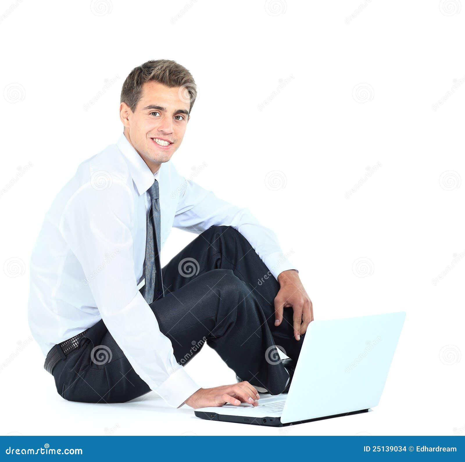 Smiling business man stock photo. Image of entrepreneur - 25139034