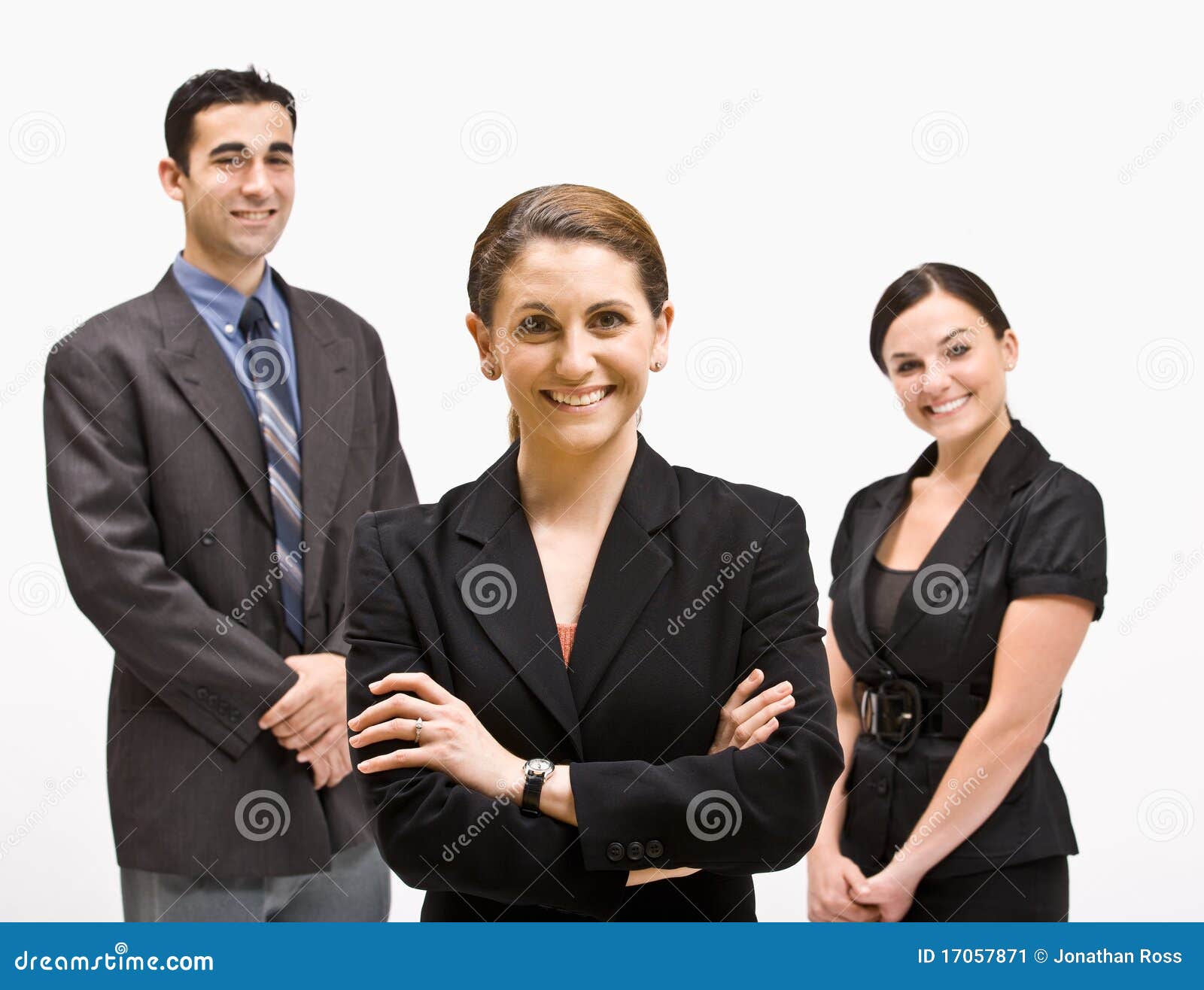 Smiling business people stock image. Image of business - 17057871