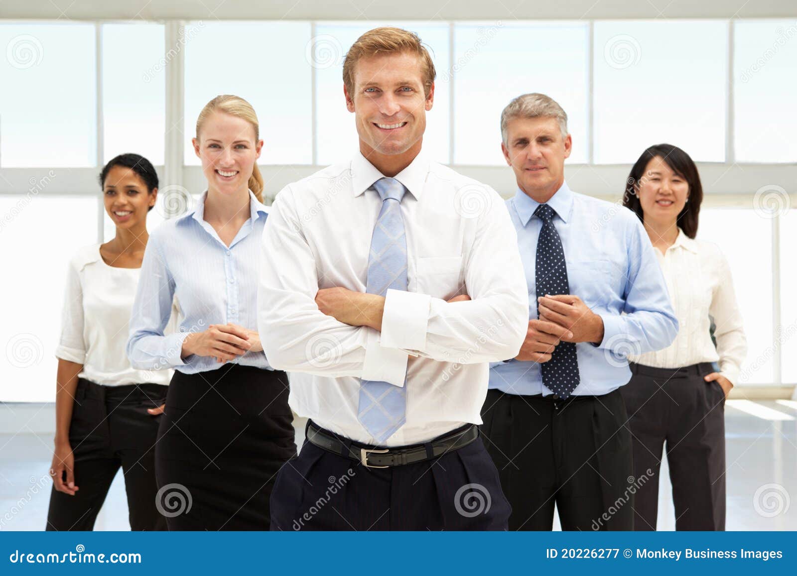 Smiling business people stock image. Image of looking - 20226277