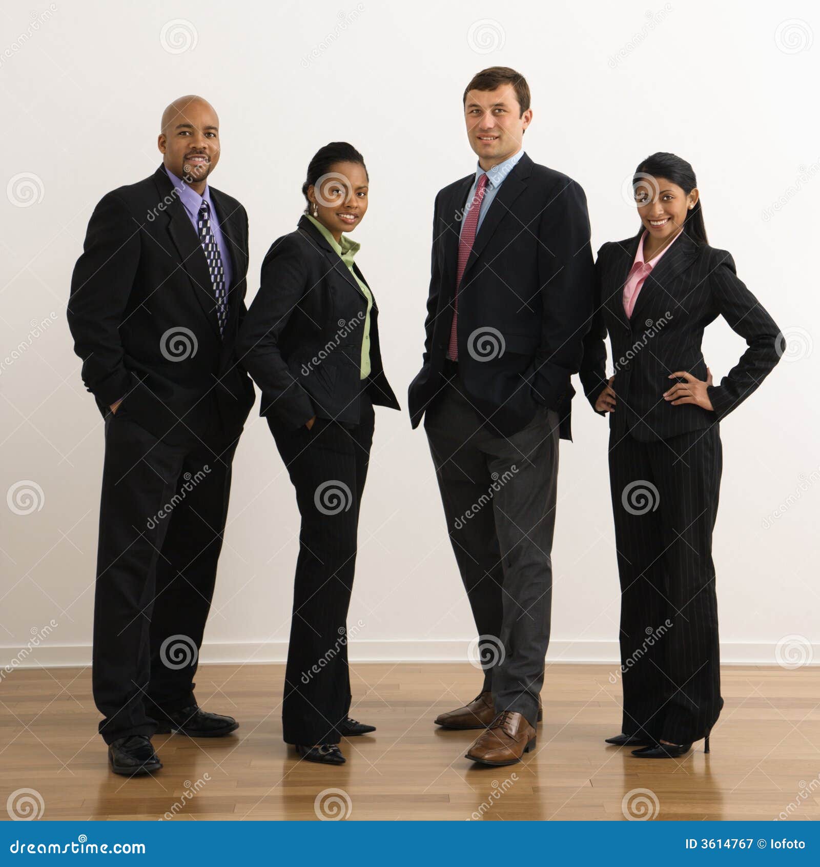 Smiling business portrait. stock image. Image of multiethnic - 3614767